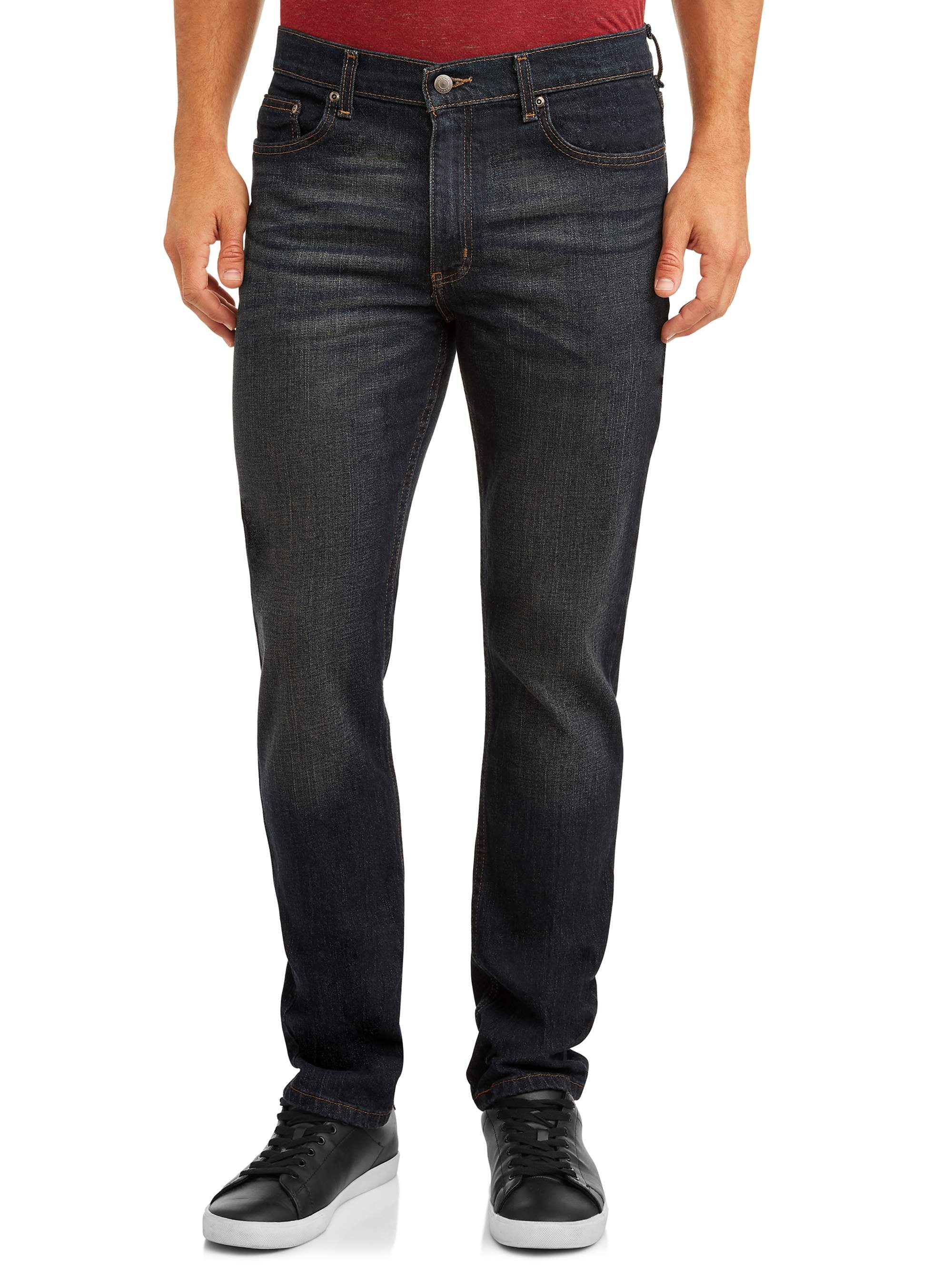 GEORGE Low Rise Slim Straight Regular Jean (Men's), 1 Count, 1 Pack ...