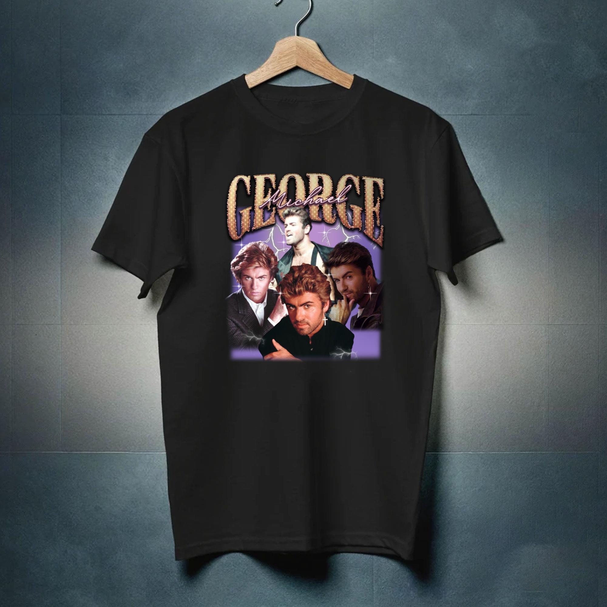 GEORGE MICHAEL Shirt George Michael Fan Tees George Michael Retro ...