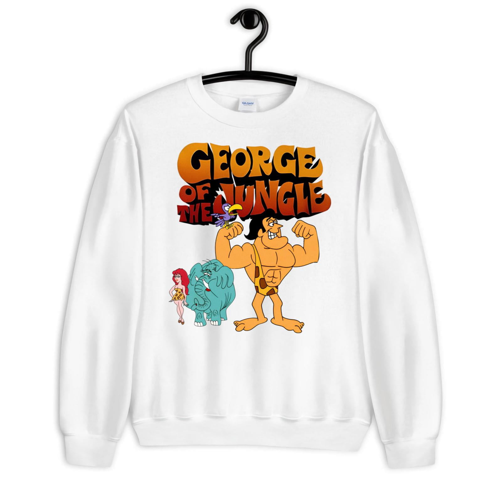 GEORGE OF THE JUNGLE T-SHIRT - Cartoon JAY WARD Cereal Quisp-TH48987 ...
