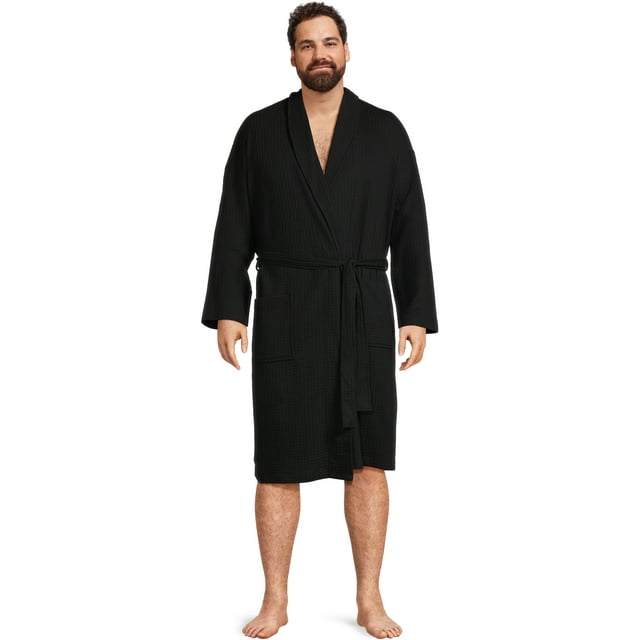 GEORGE SHAWL COLLAR WAFFLE ROBE - Walmart.com