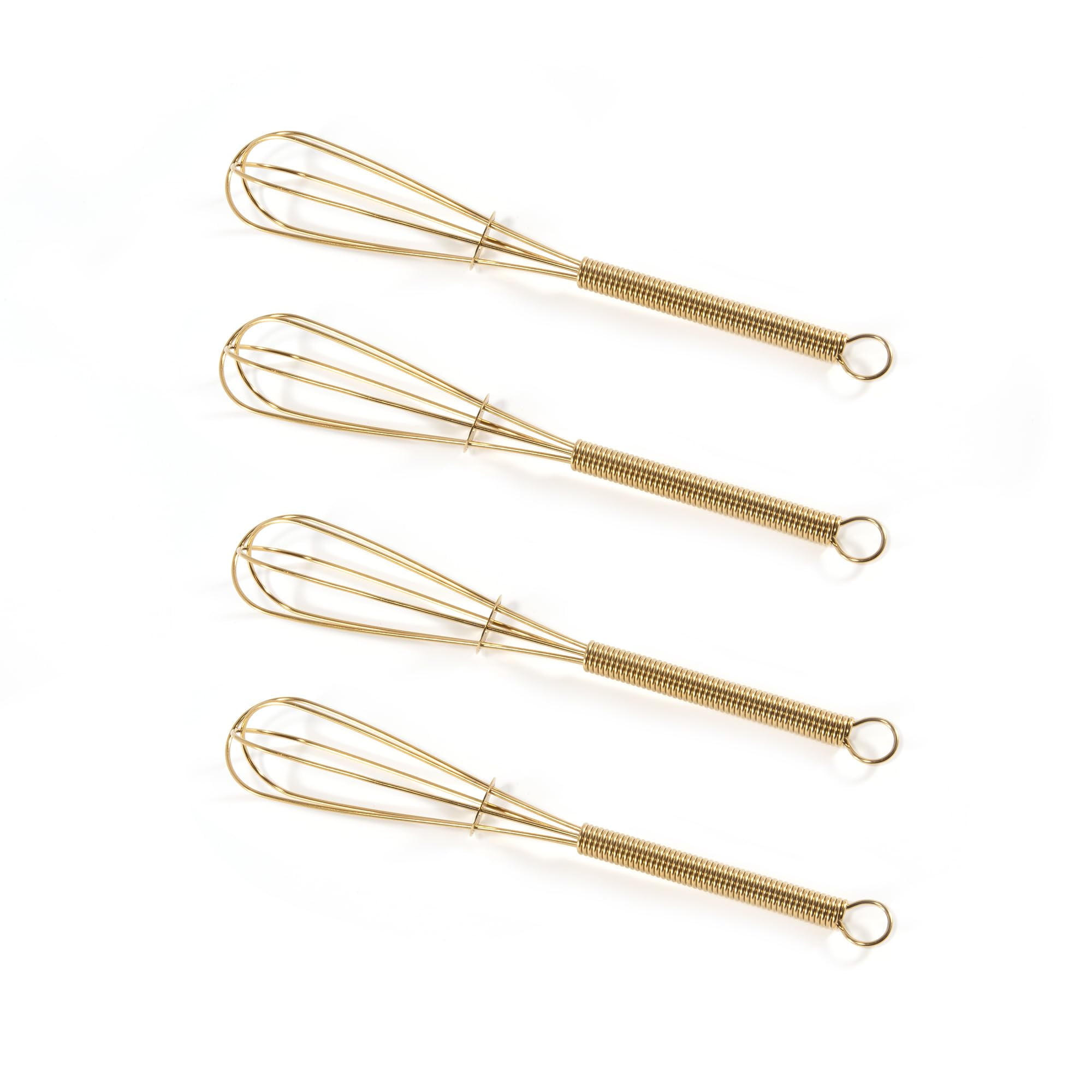 GEPOR Mini Whisks 5 inch 4Pcs Gold - Walmart.com
