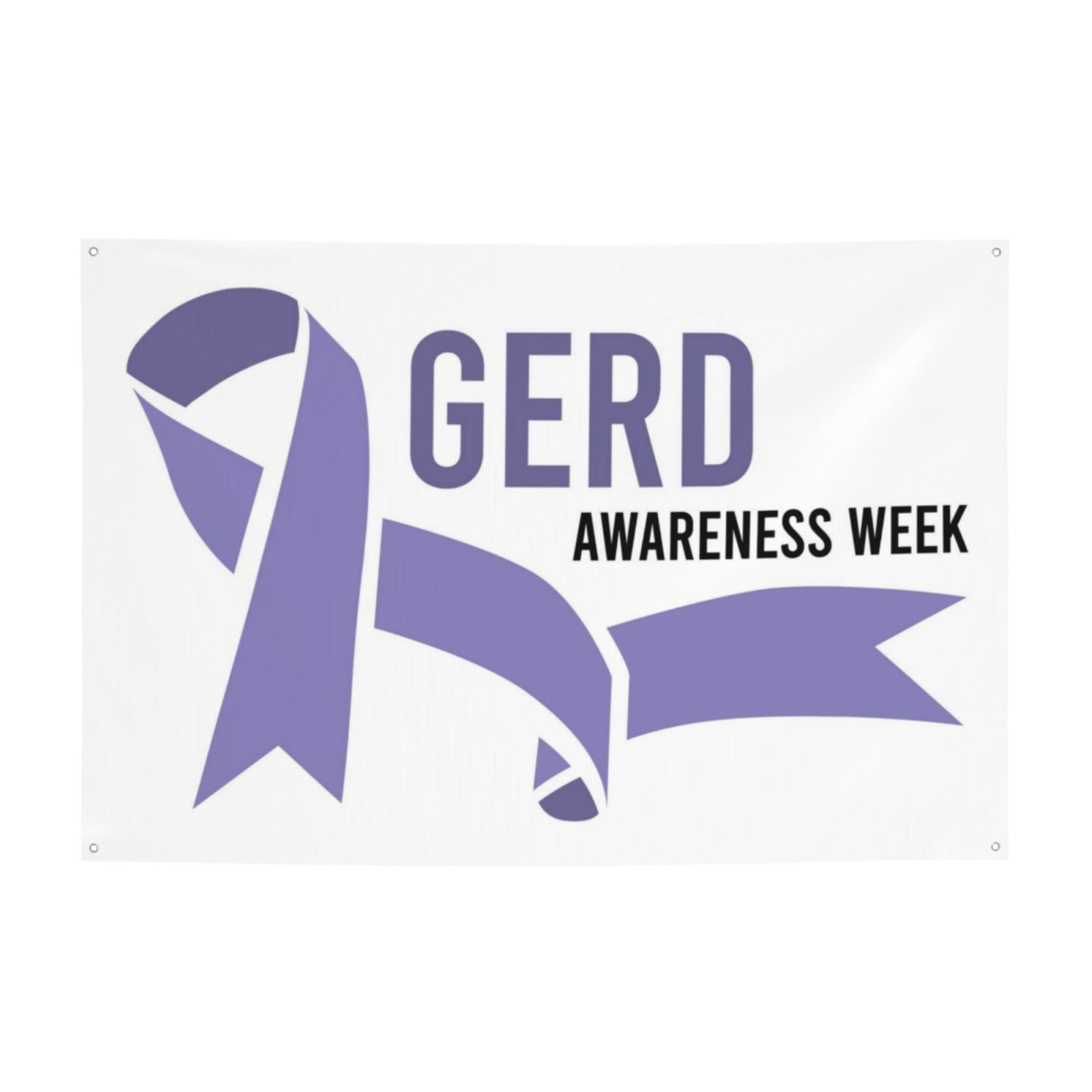 GERD Awareness Week Ribbon Banner Backdrop Porch Sign 47 x 71 Inches ...