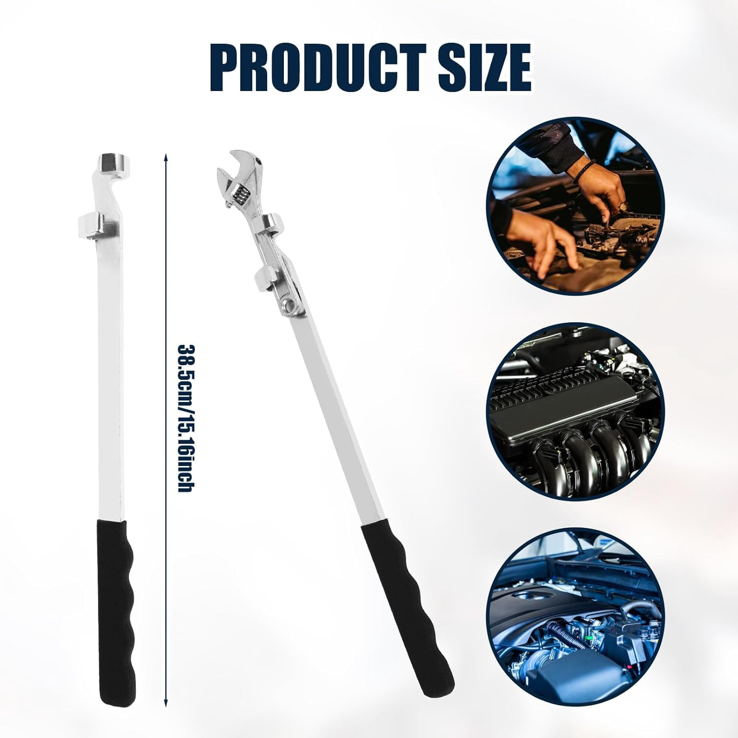 GEREMF-Wrench Extender Tool, Heavy Duty Steel 15.16 inches Long ...