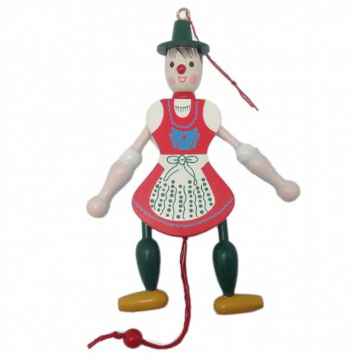 GERM German Girl Jumping Jack Toy Hampelmann Hanging Ornament ...