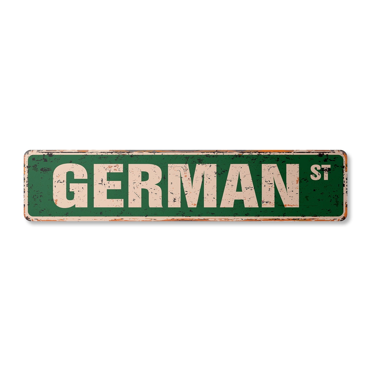 GERMAN Vintage Plastic Street Sign Childrens Name Room Sign | Indoor ...