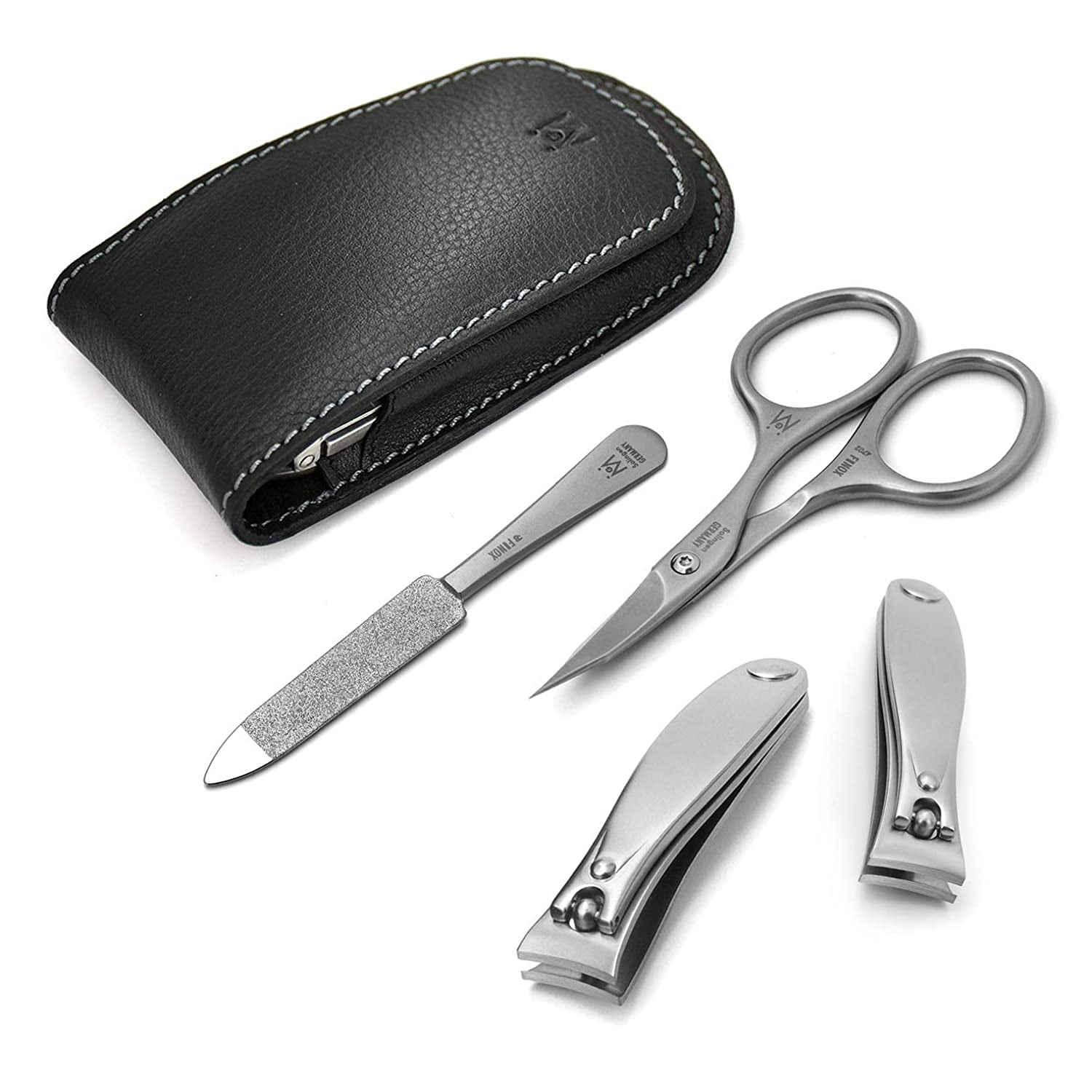 GERMANIKURE 4pc Manicure Set in Leather Case - Handmade in Solingen ...