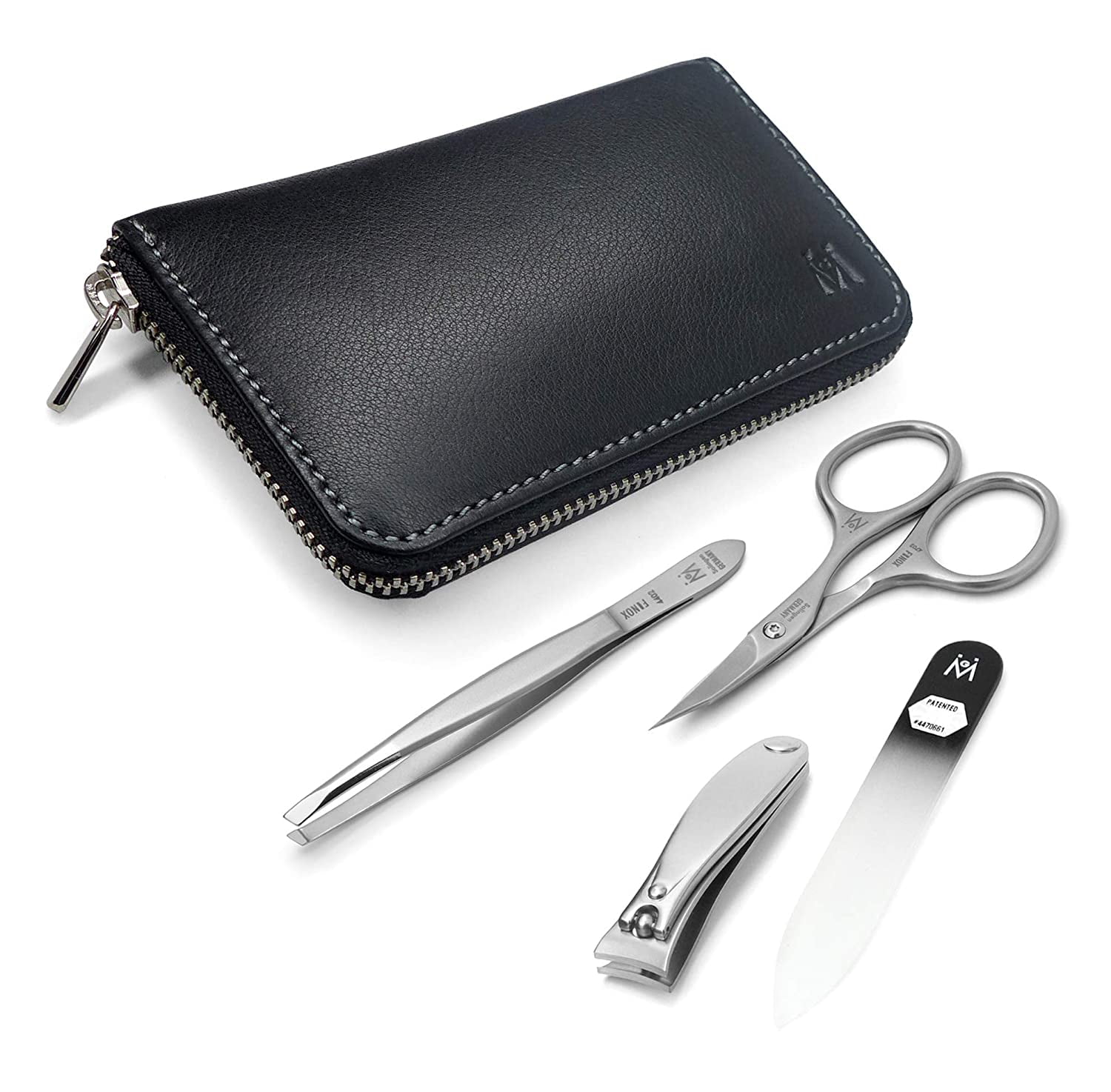 GERMANIKURE Precision Beauty Kit - 4pc Travel Manicure Set with ...