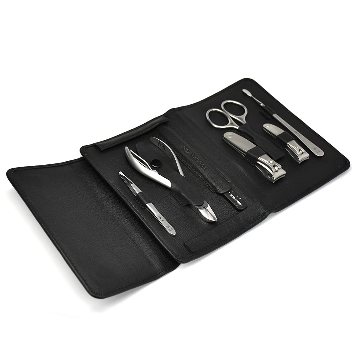 GERMANIKURE 7pc Manicure Set - Handmade in Germany, High Carbon Steel ...