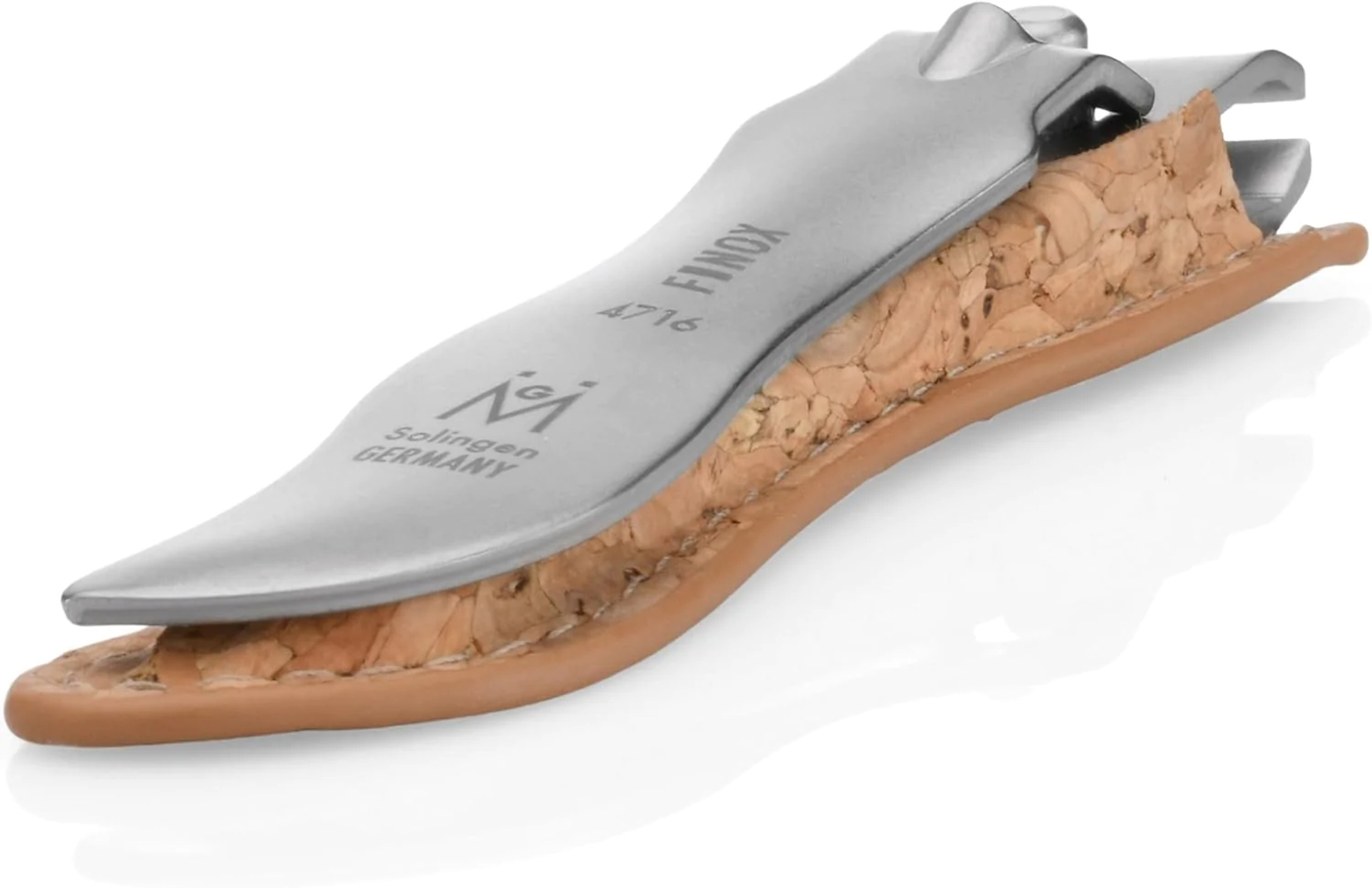GERMANIKURE Economy Nail Clipper in Vegan Cork Case, Ethically Made in ...