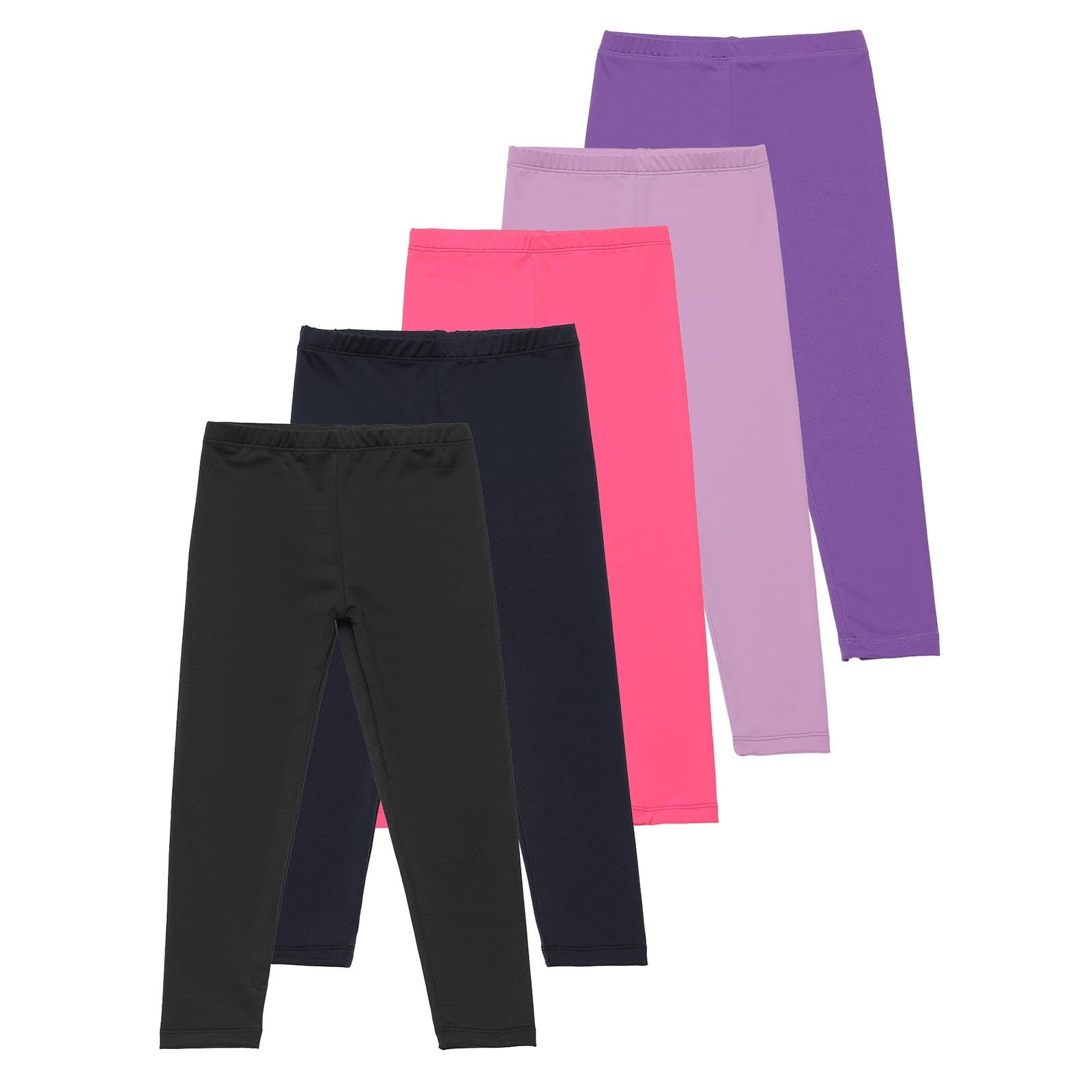 GERsome 5 Pack Girls Leggings, Assorted Toddler and Baby Girls Leggings ...