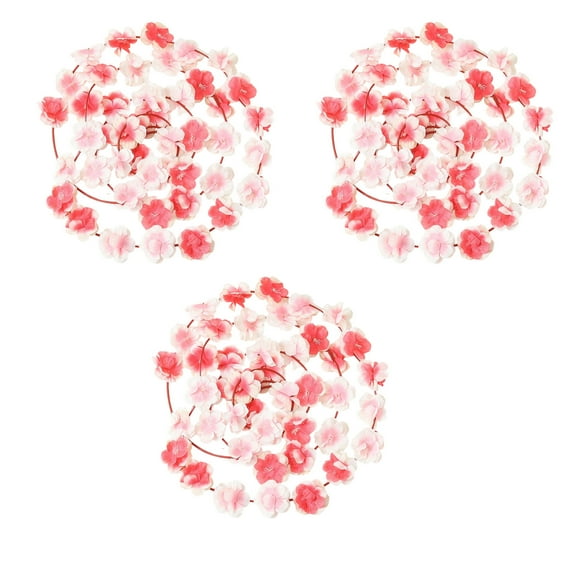 GERsome 98.4" Flower Garland, 3Pcs Artificial Hanging Flowers Vine for ...