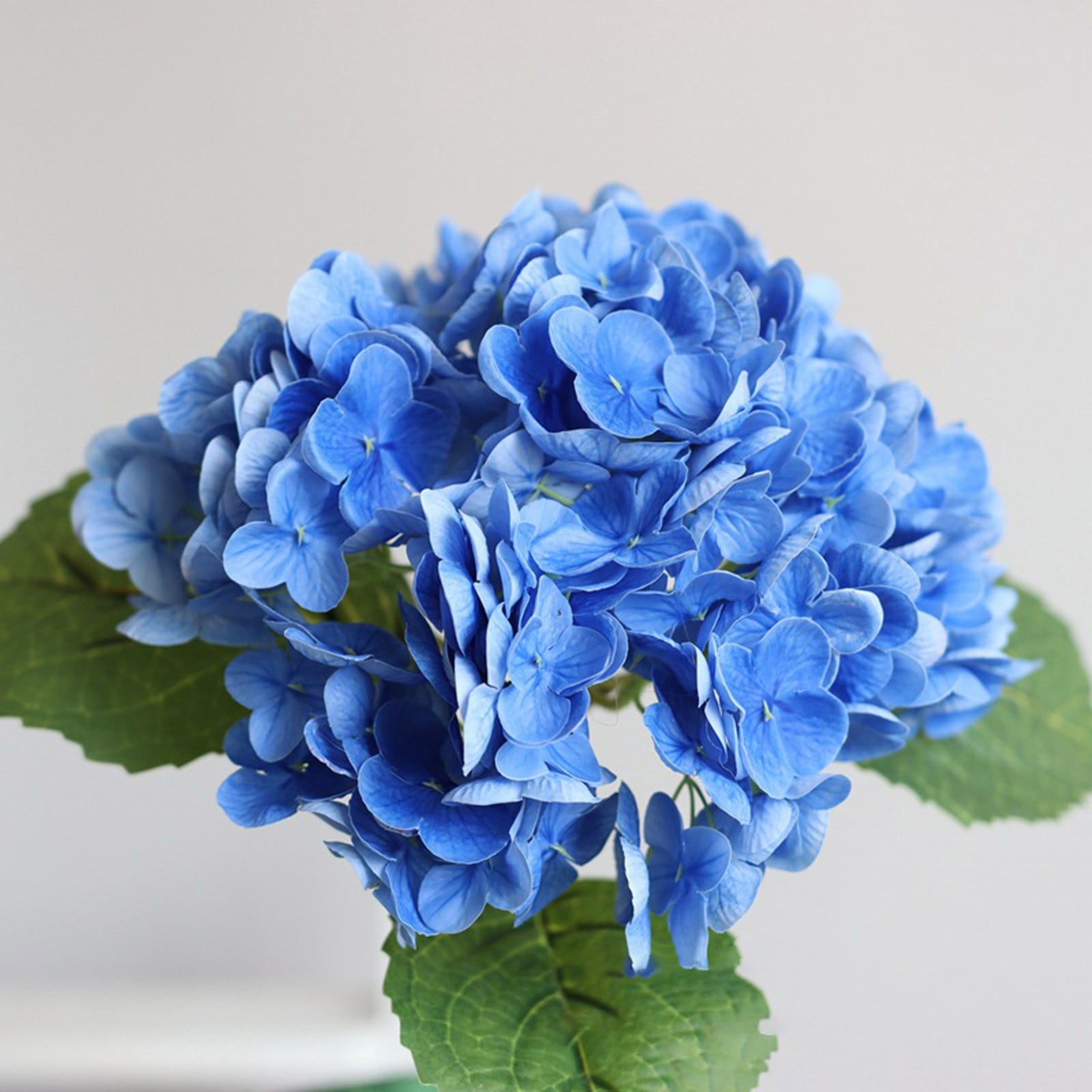 GERsome Artificial Hydrangea Flowers Large Faux Hydrangeas Silk Bouquet ...