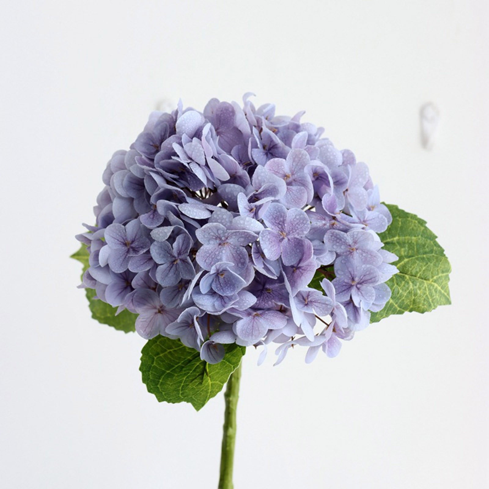GERsome Artificial Hydrangea Flowers Large Faux Hydrangeas Silk Bouquet ...