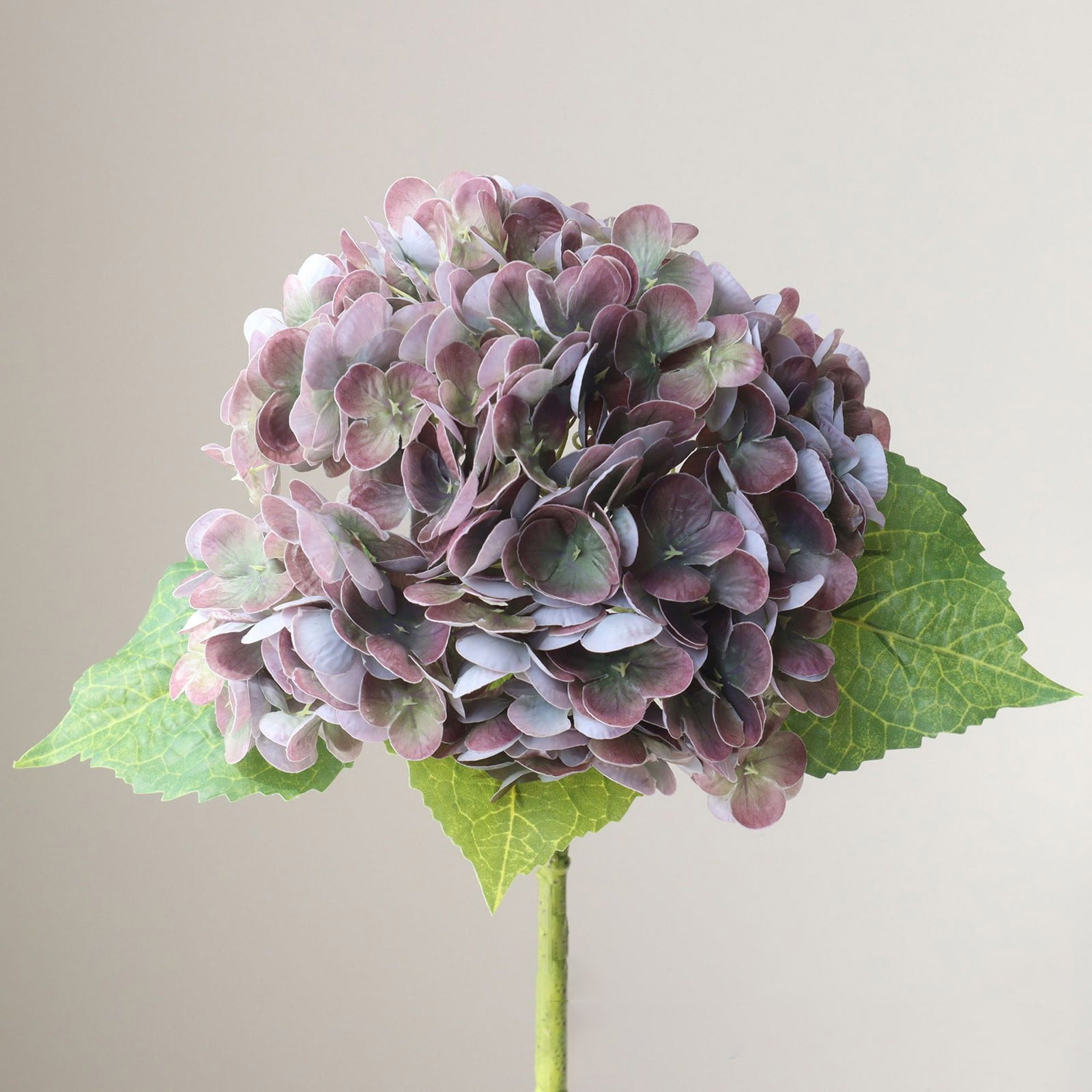 GERsome Artificial Hydrangea Flowers Large Faux Hydrangeas Silk Bouquet ...