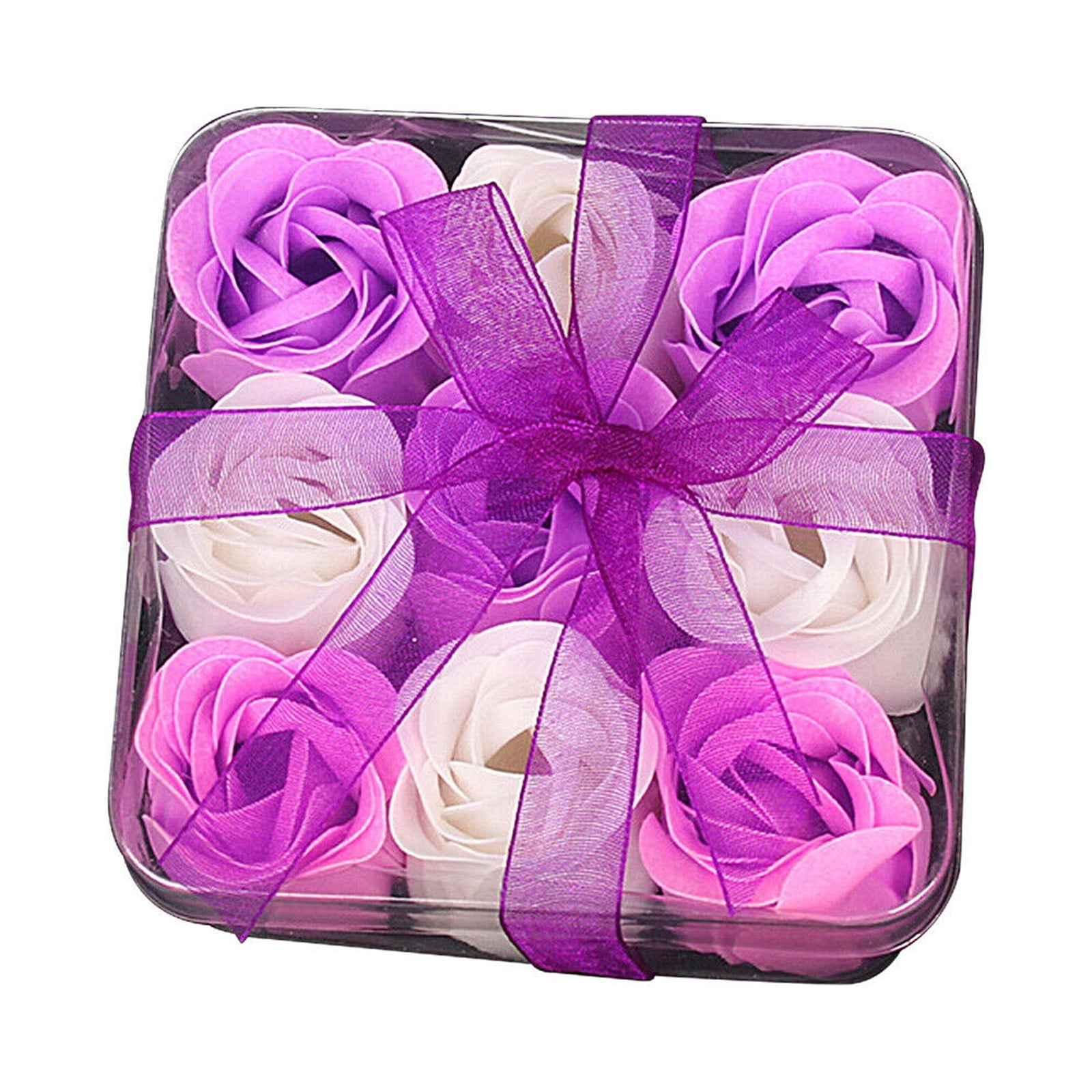 GERsome Box of Flora Scented Roses Flower Bath Soap, Plant Essential ...