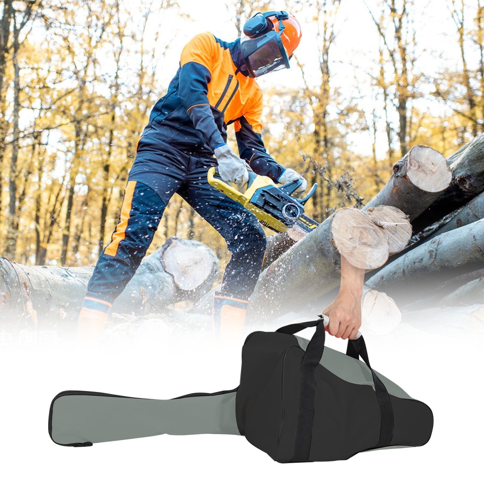 GERsome Chainsaw Bag Carrying Zipper Case For 16-20 Inch Chainsaws ...