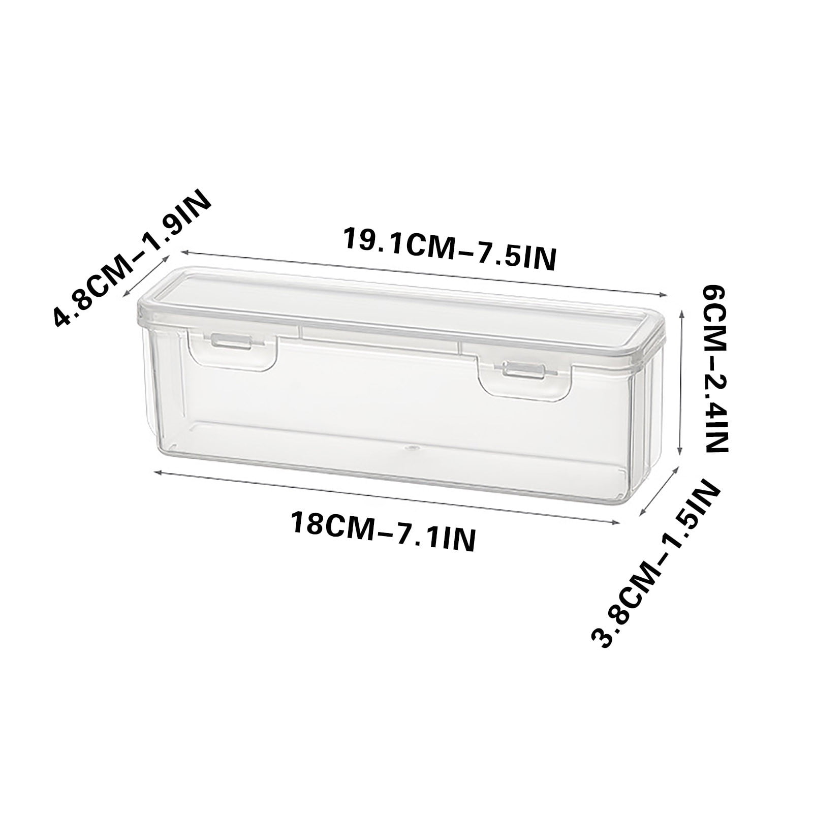 GERsome Clear Pencil Box, Plastic Large Capacity Pencil Boxes Plastic ...