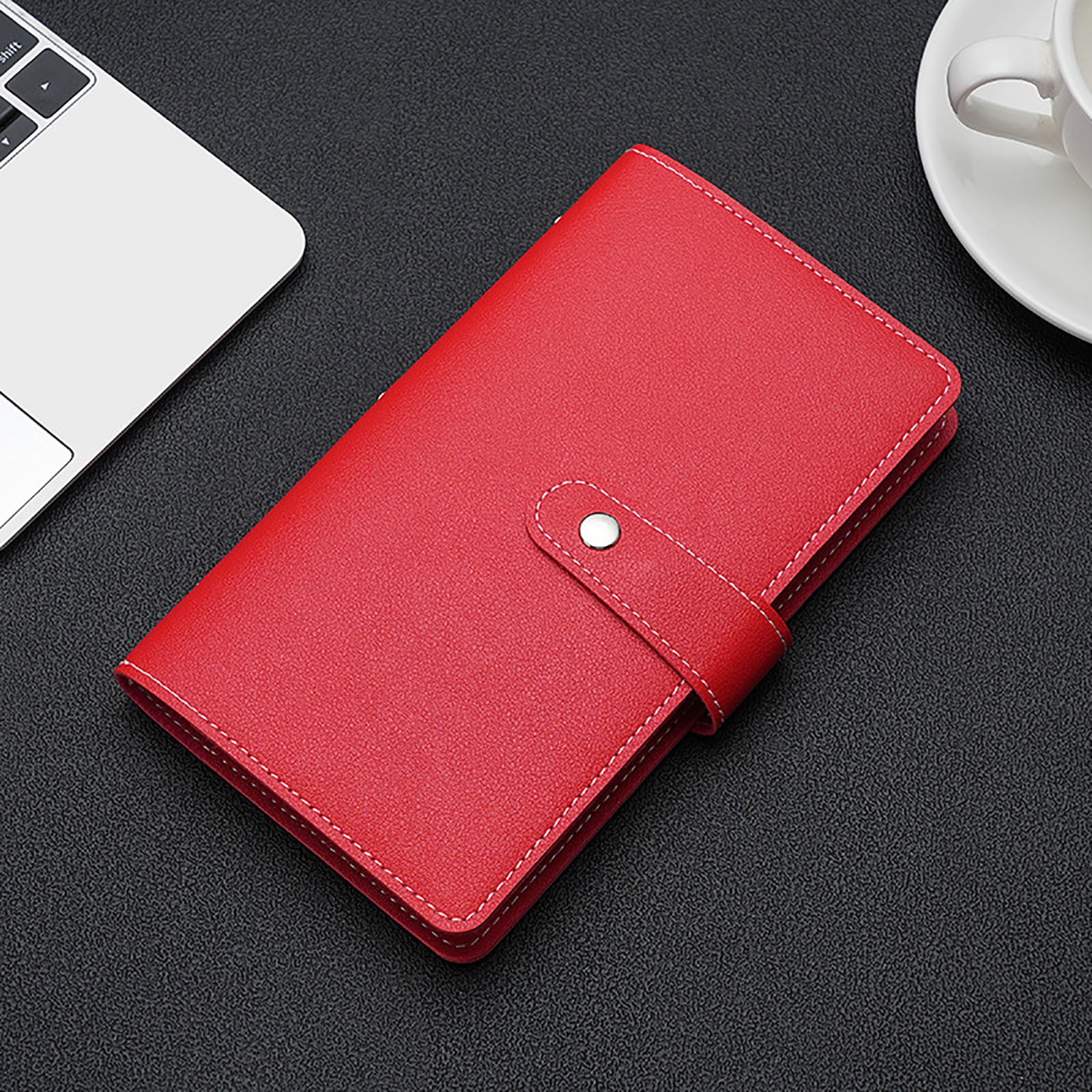 GERsome Credit Card Holder Book,Pu Leather Business Card Organizer for ...