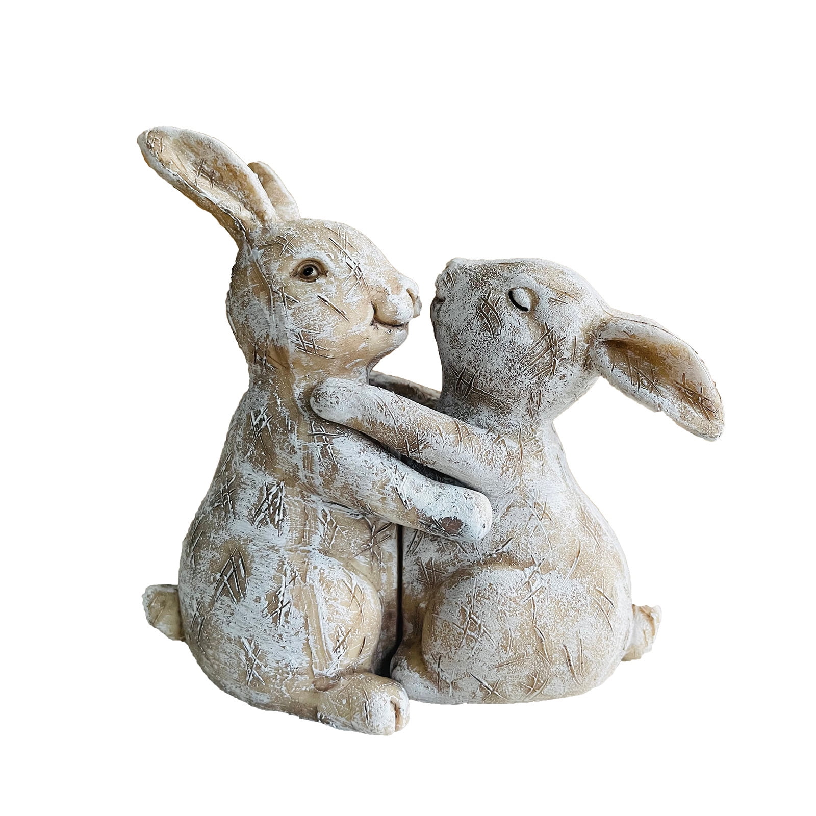 GERsome Easter Bunny Decor Indoor Outdoor Statues - Rabbit Decor Garden ...