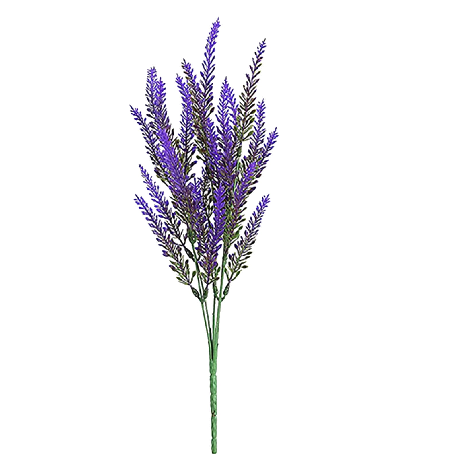 GERsome Fake Flowers Artificial Lavender Faux Plastic Plants for Home ...