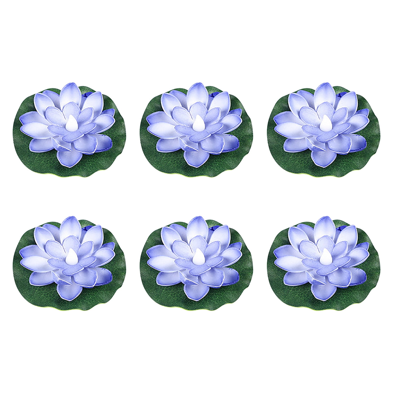 GERsome Floating Pool Lights Lotus Floating Lanterns LED Lifelike ...