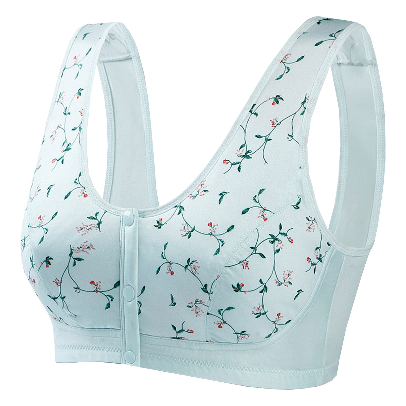 GERsome Front Closure Bras for Women no Underwire Padded Wireless ...