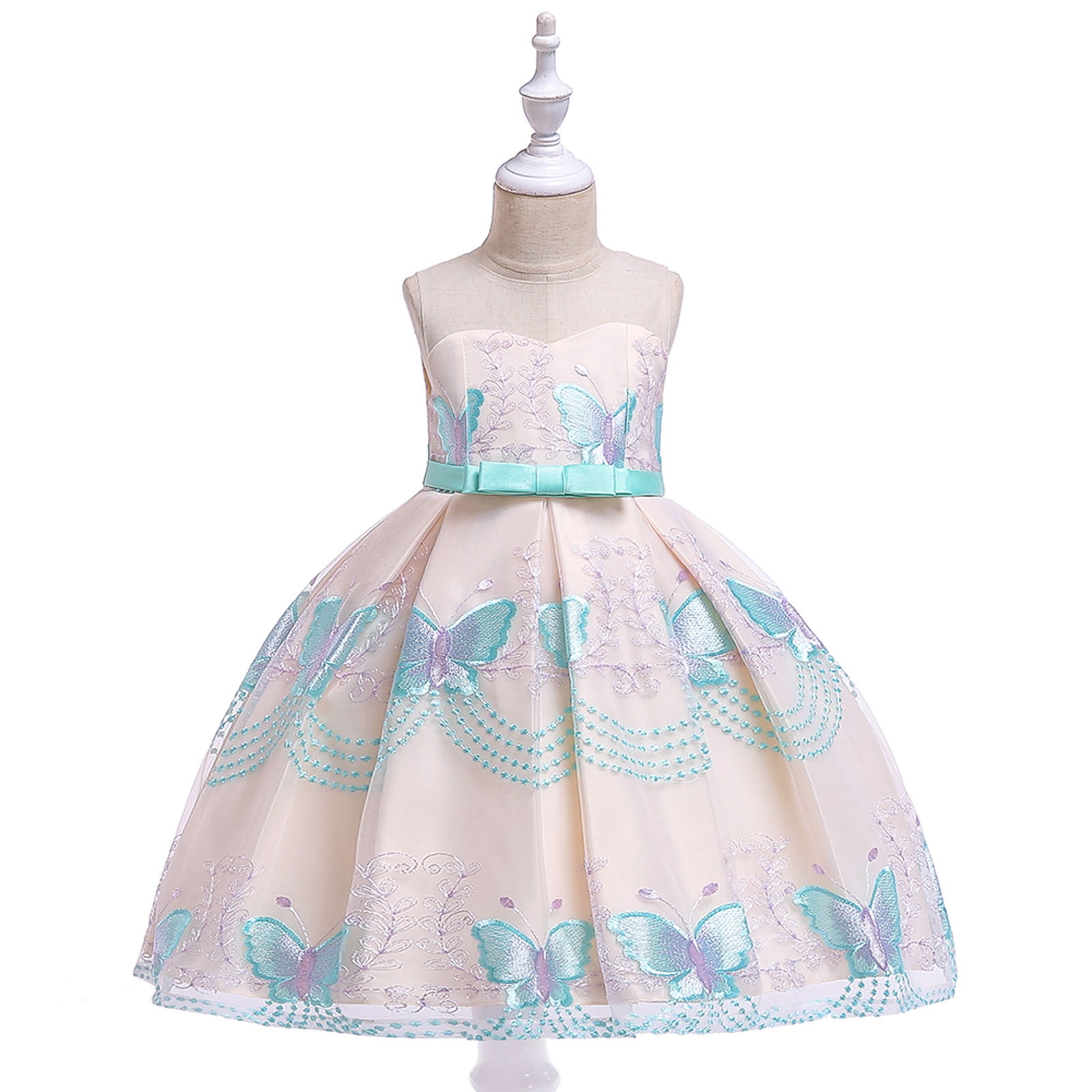 GERsome Girl Flower Dress Princess Pageant Birthday Party Wedding ...