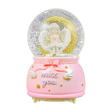 Carousel Music Box for Girls, Horse Snow Globes with Light Merry Go ...