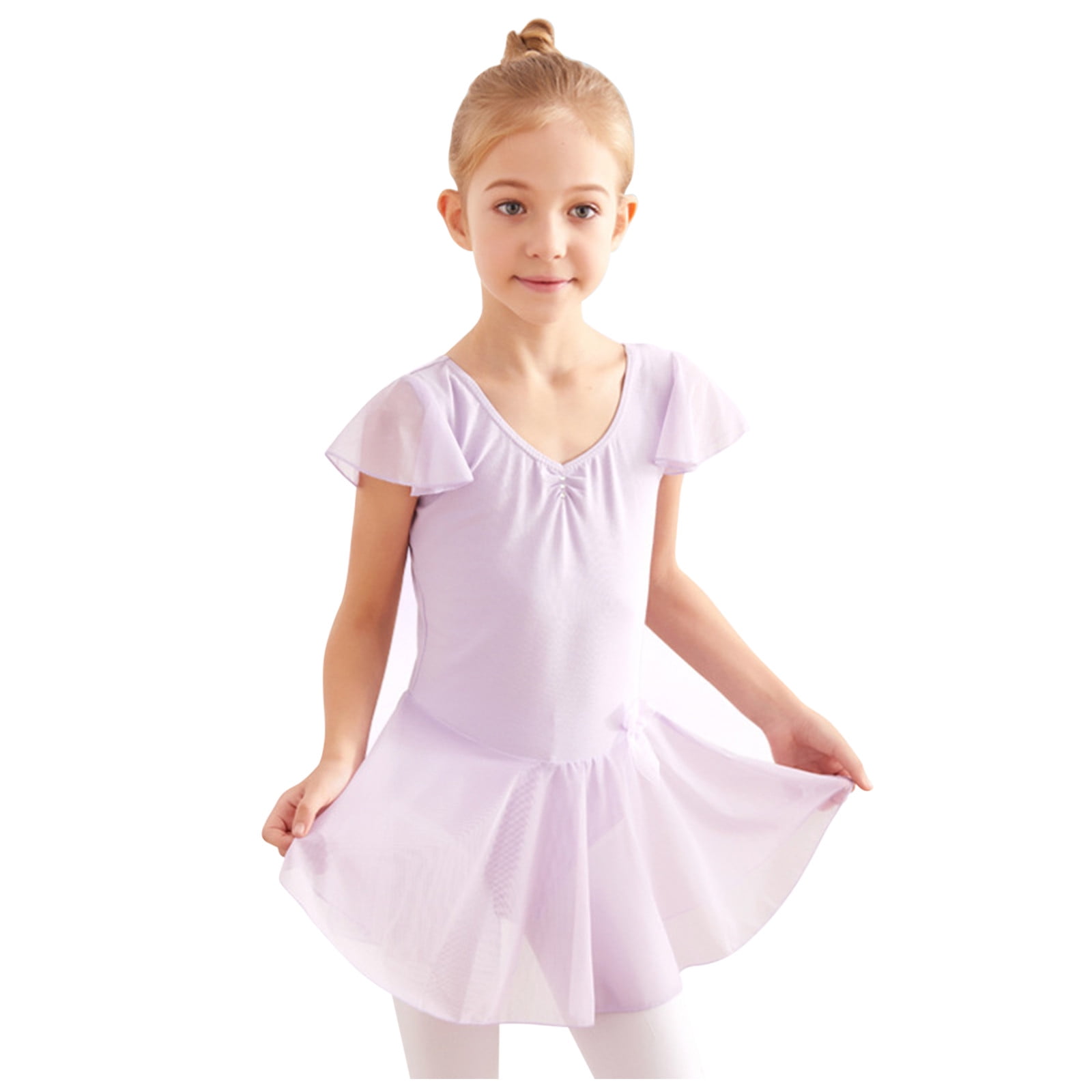 GERsome Girls Ballet Sleevesless Mesh Dance Dress Tutu Ballerina ...