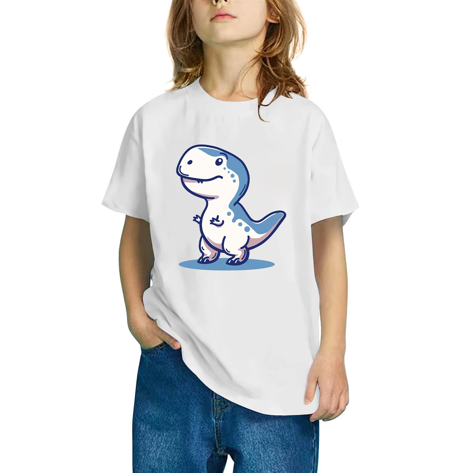 GERsome Girls Summer T Shirts Boys Crewneck Cotton Short Sleeve Tees ...