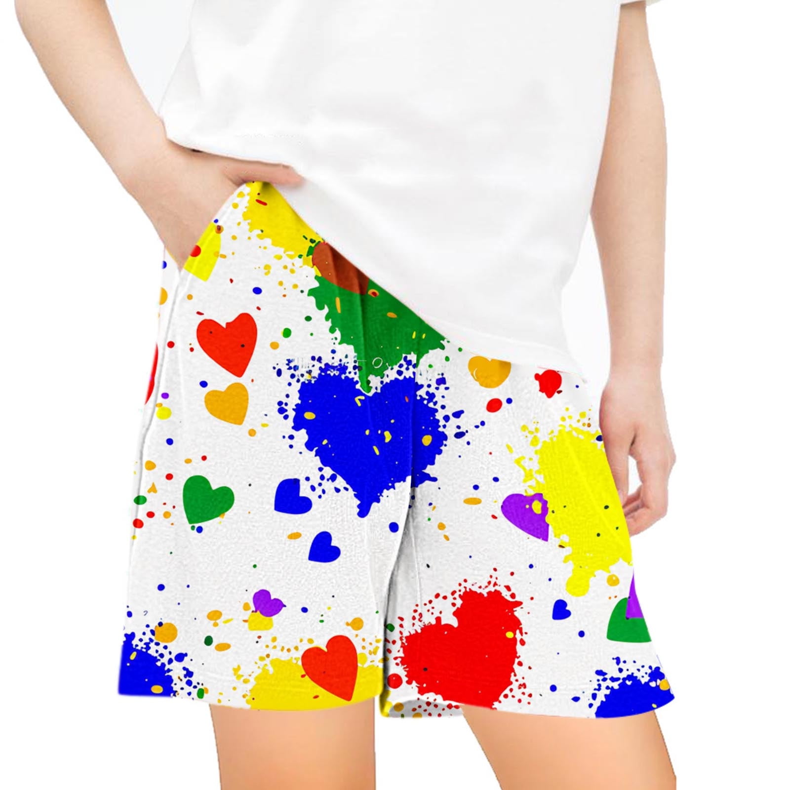 GERsome Kids Casual Shorts with Pockets Youth Boys Girls Athletic ...