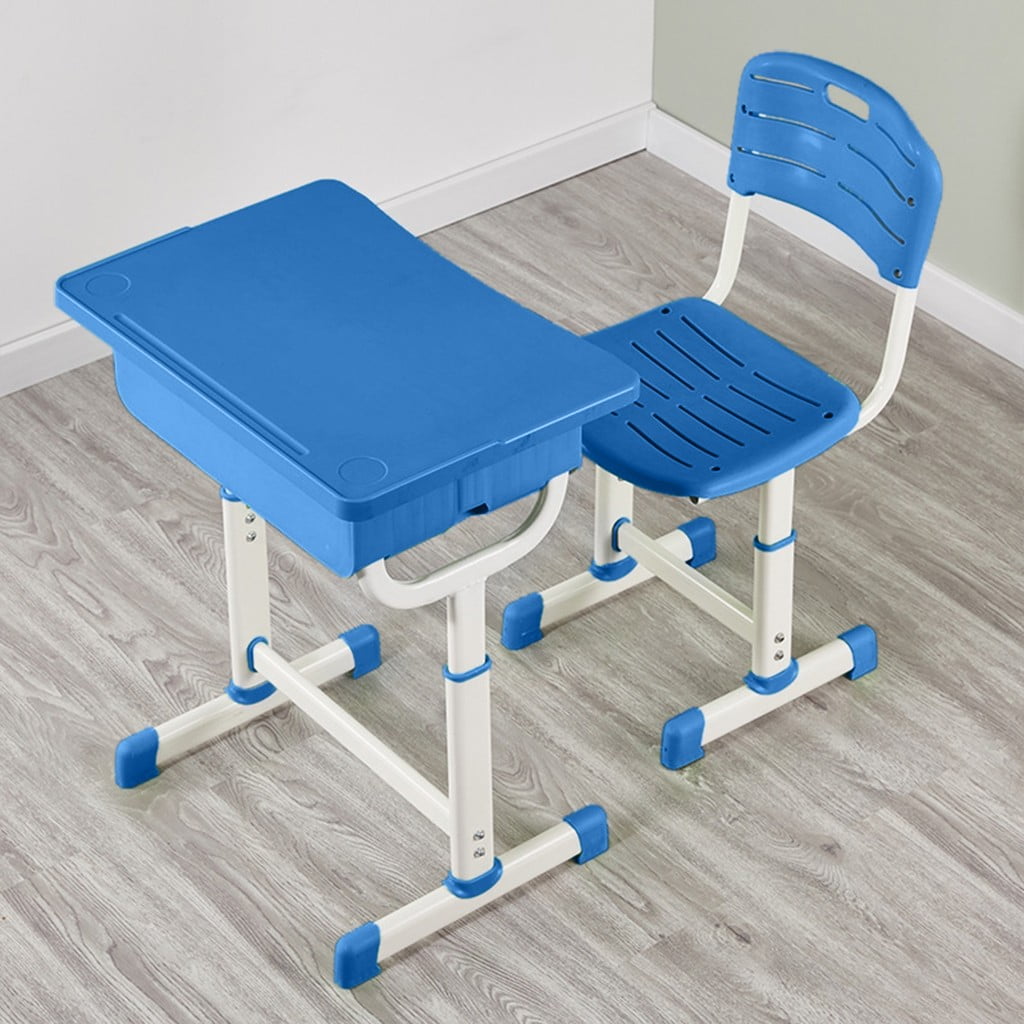 GERsome Kids Desk and Chair Set, Child's School Study Writing Tables ...