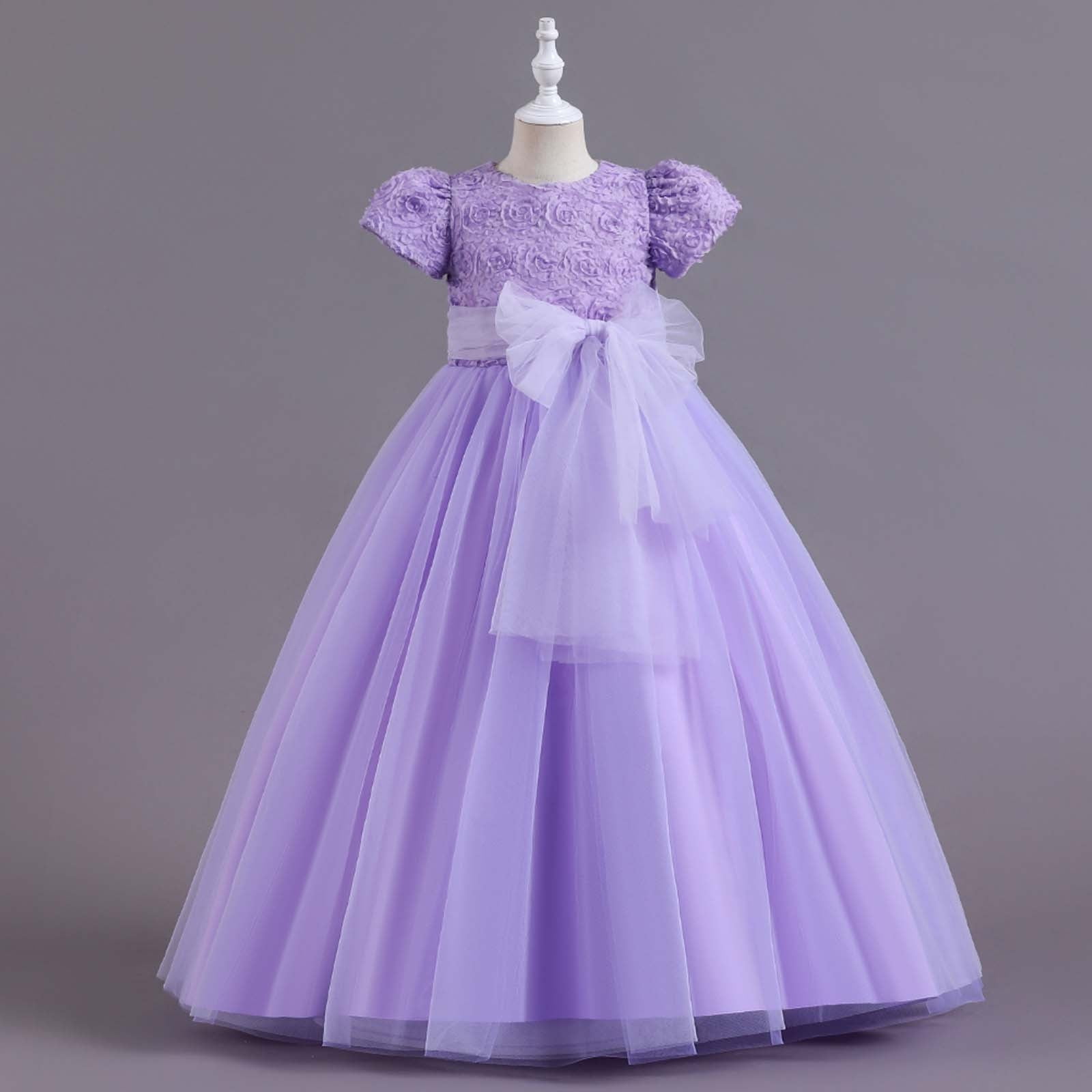 GERsome Kids Pageant Flower Girl Dress Little Girls Party Wedding ...