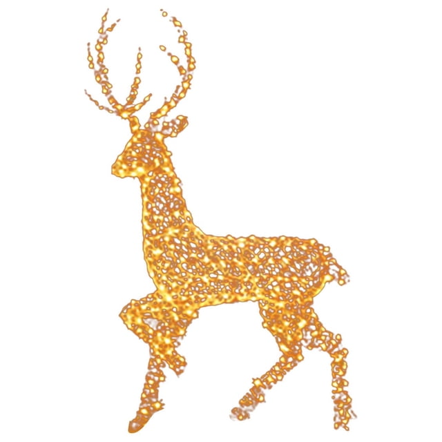 GERsome Lighted Christmas Decoration Reindeer Light up Reindeer Outdoor ...