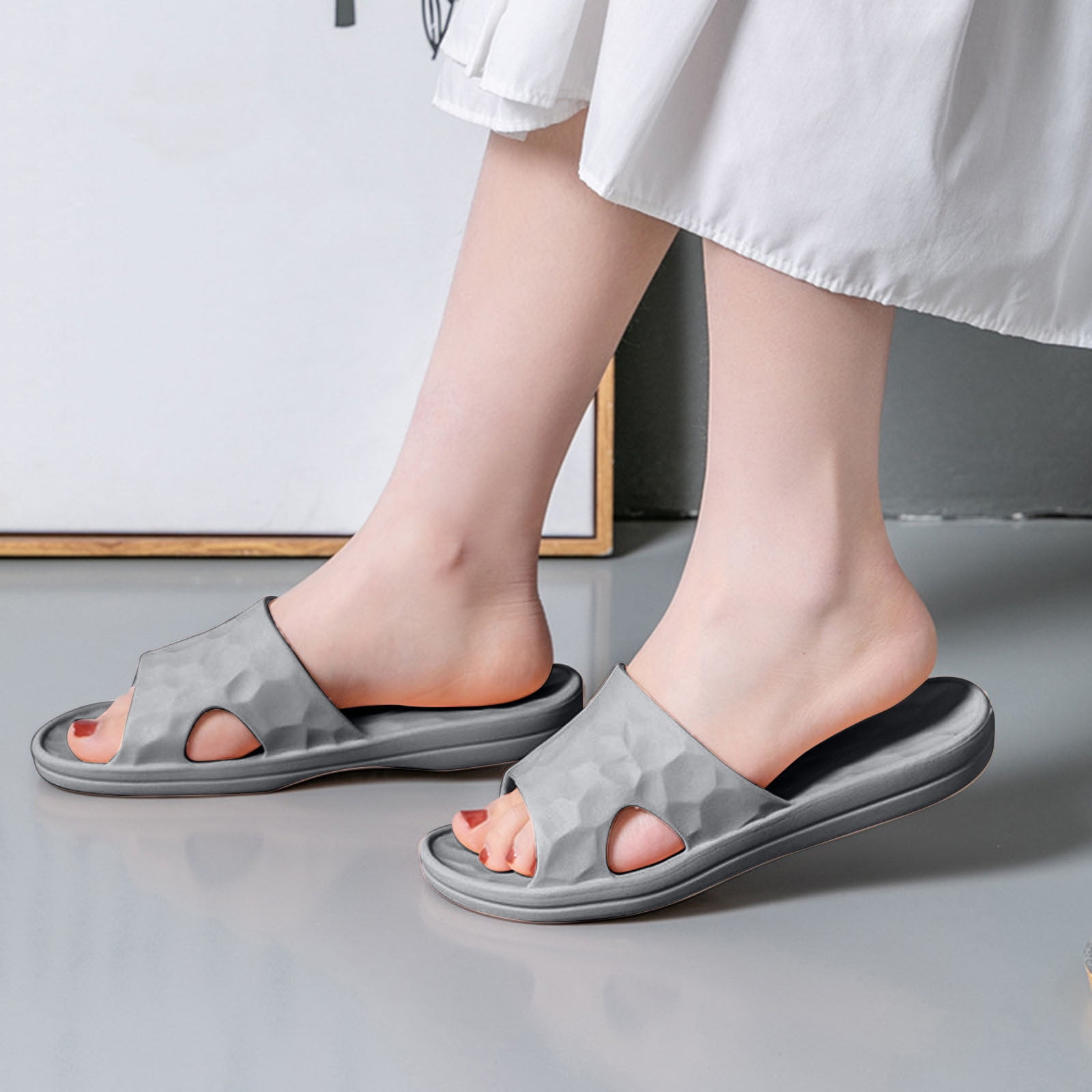 GERsome Slippers, Women Shower shoes, Non-Slip Slippers for Men ...