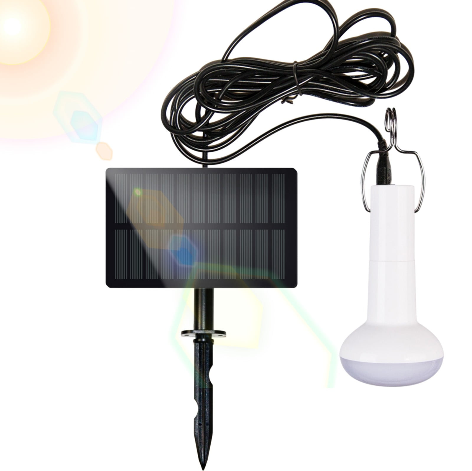 GERsome Solar Light Bulb Portable Solar Powered Camping Light Led ...