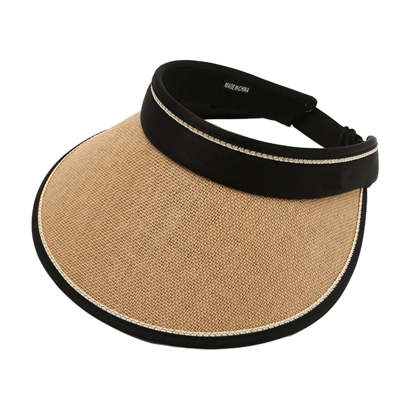GERsome Sun Visor Hats Women Large Brim Summer UV Protection Beach Cap ...