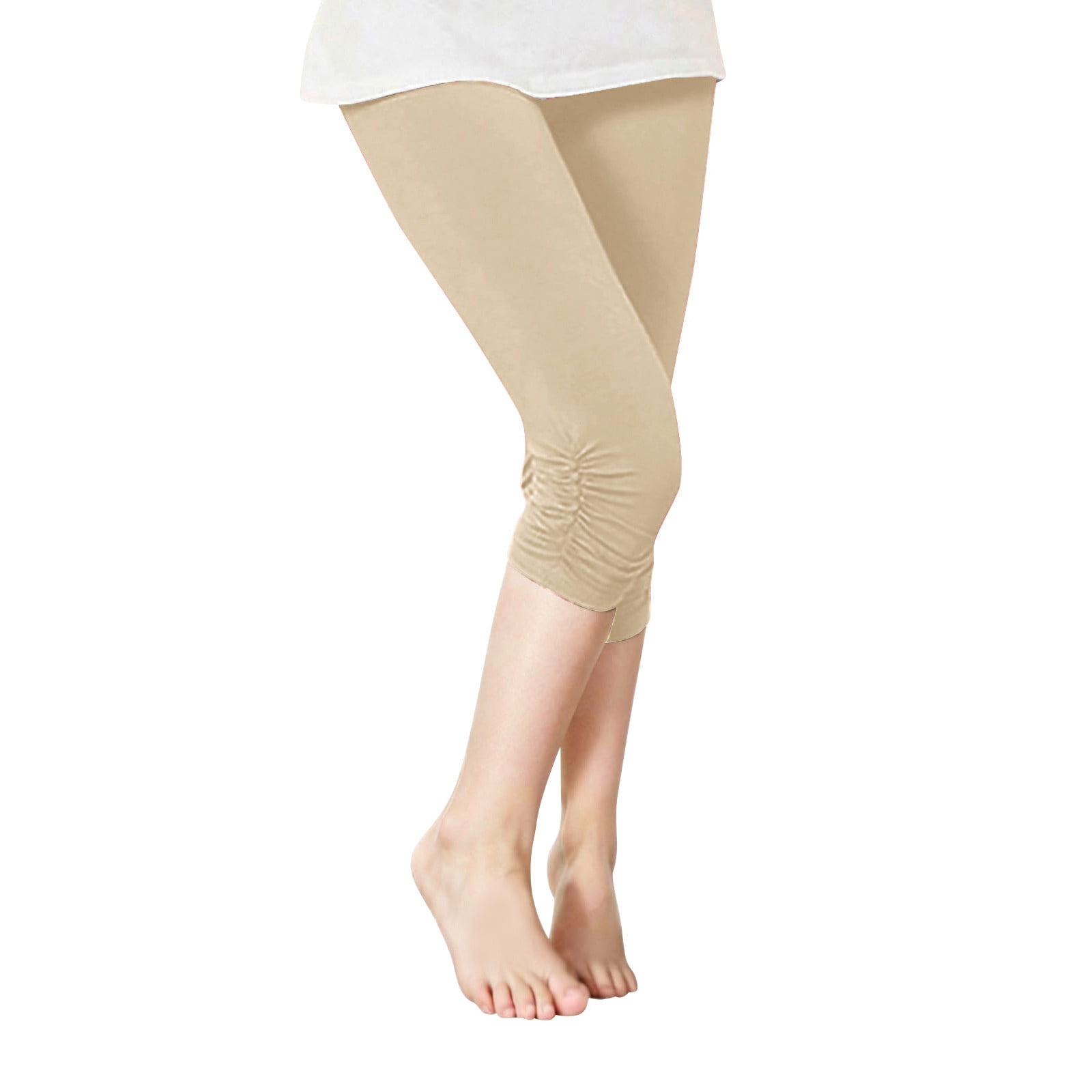 GERsome Toddlers Girls Capri Leggings Solid Color Basic School Sports ...