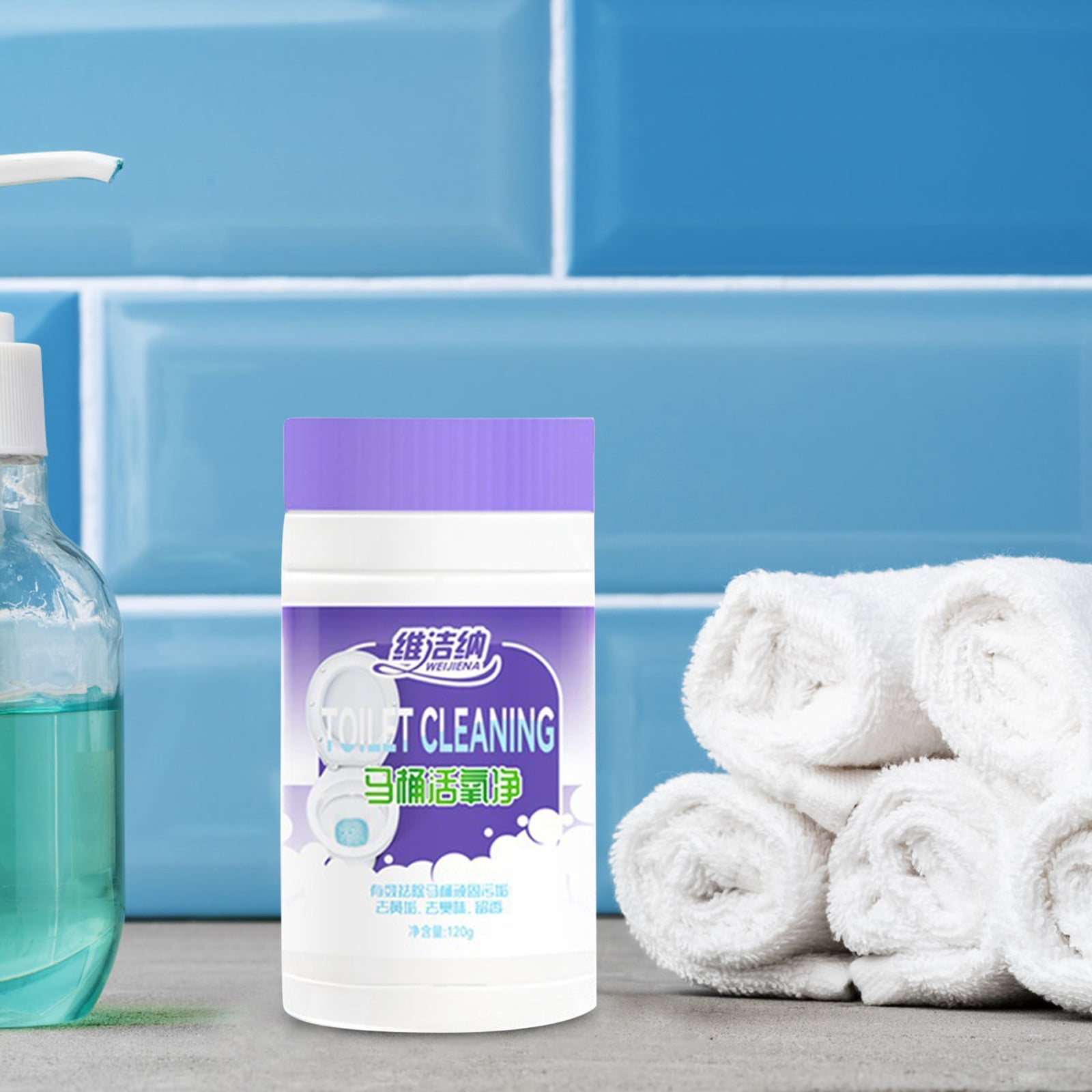 GERsome Toilet Cleaner Toilet Active Oxygen Agent, Automatic Foaming ...