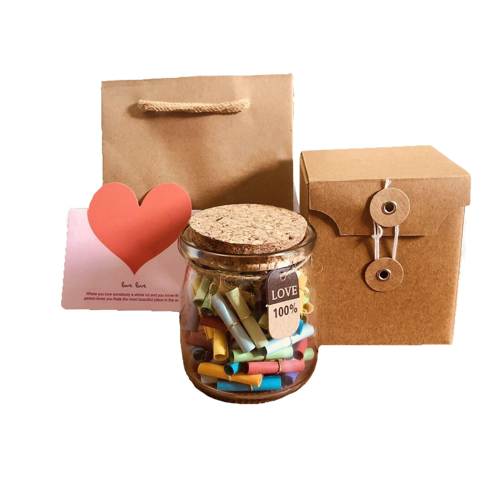 GERsome Valentines Day Love Capsule Letters Colorful Paper Love Message ...