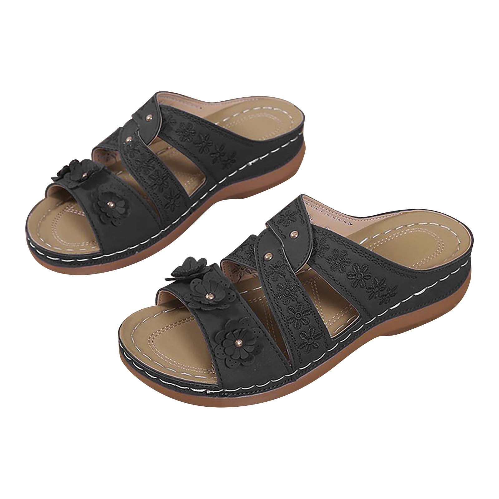 GERsome Women Orthotic Slides Comfortable Orthopedic Sandals Walking ...