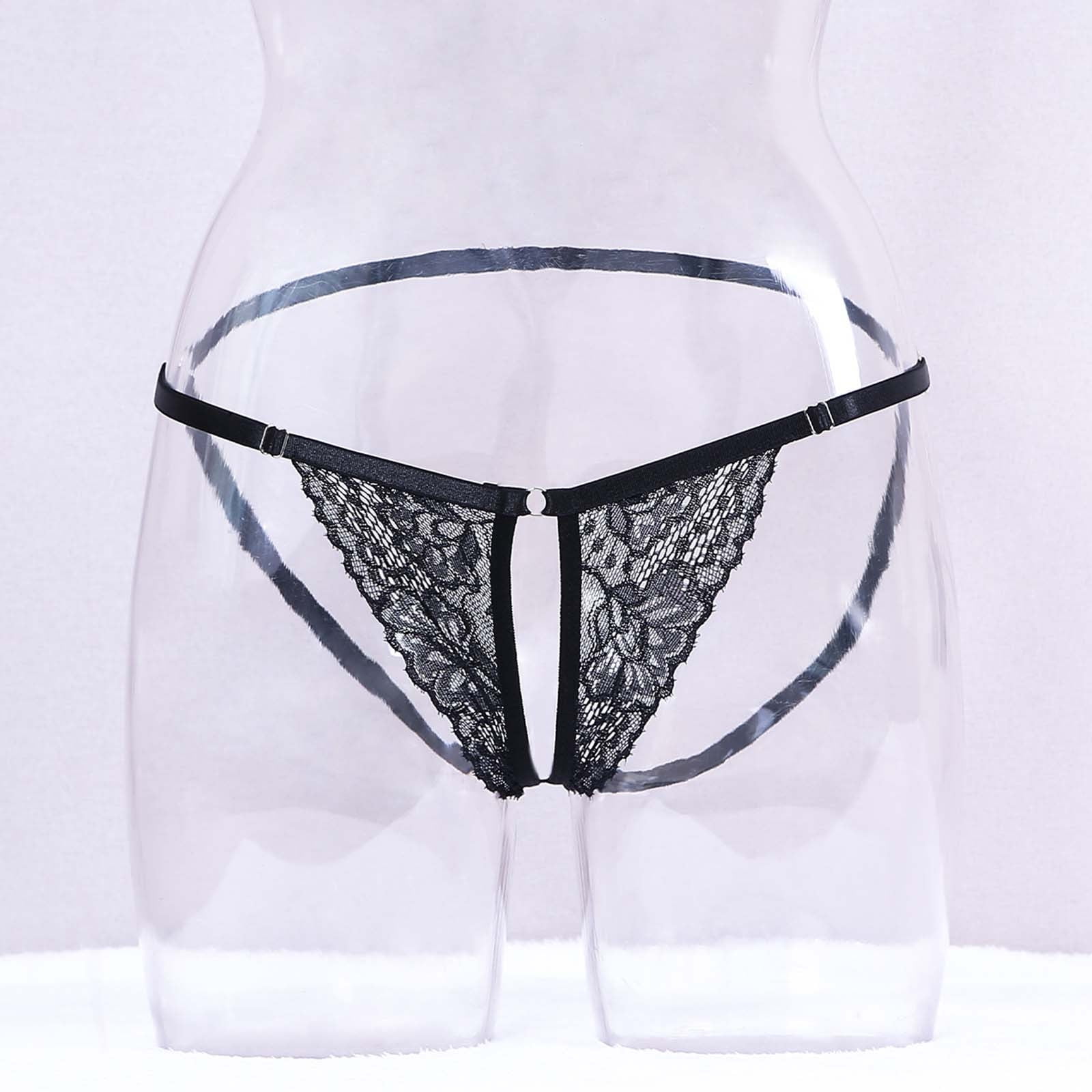 Gersome Women Sexy Panties Floral Lace Briefs Thongs Underwear