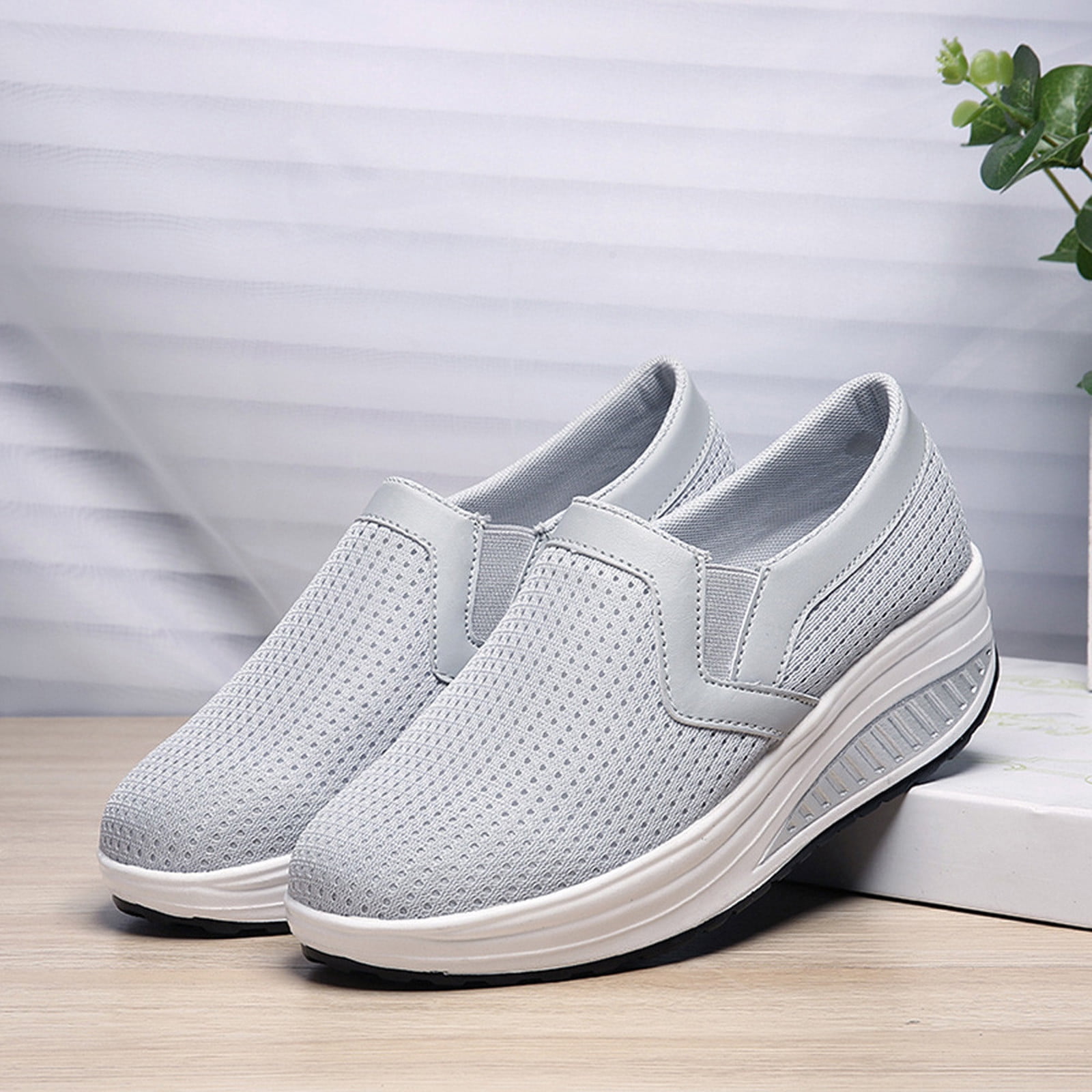 GERsome Women's Platform Sneakers | Walking Shoes Women Comfortable All ...