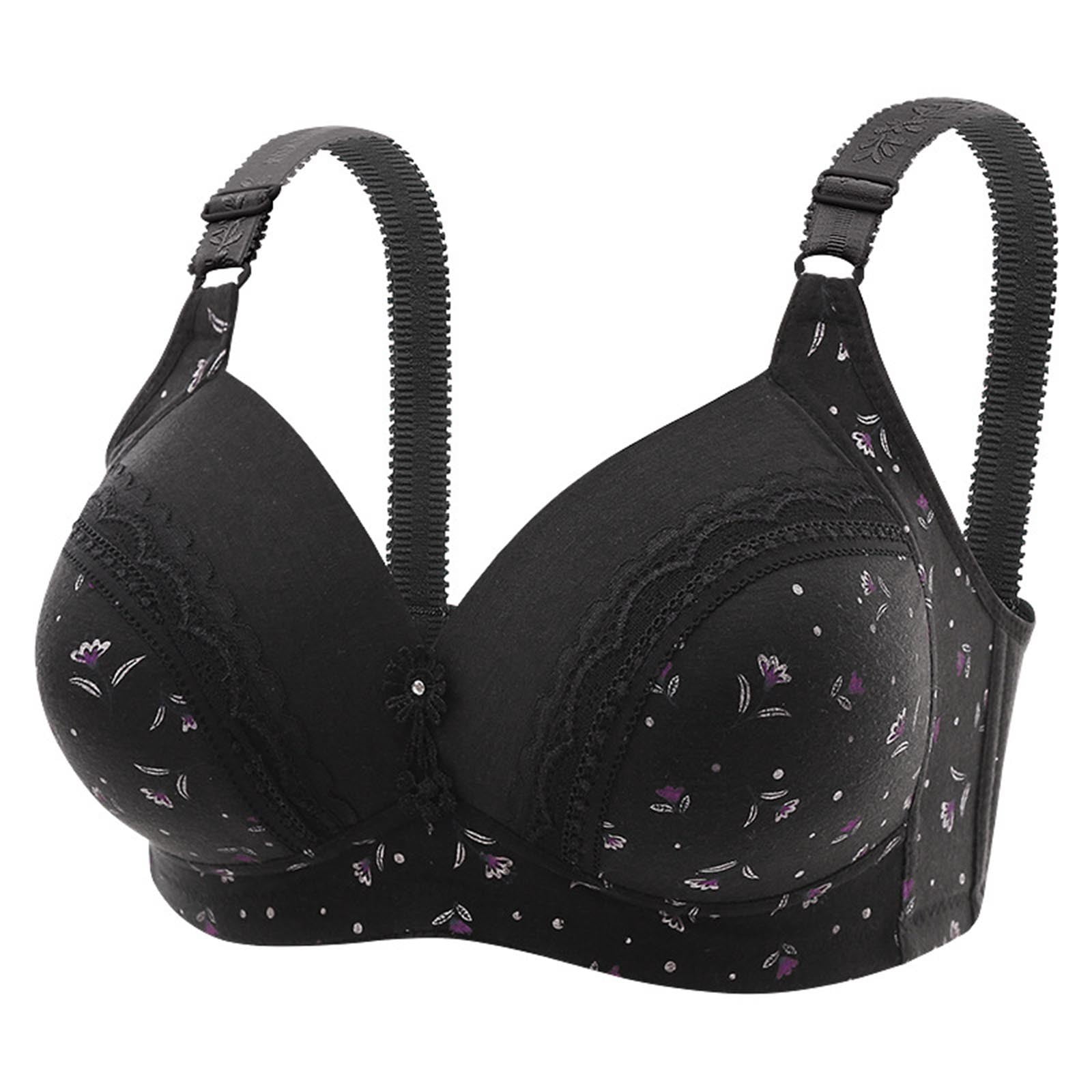 GERsome Women's Push Up Bra Wireless Padded No Underwire Bralettes Lace ...