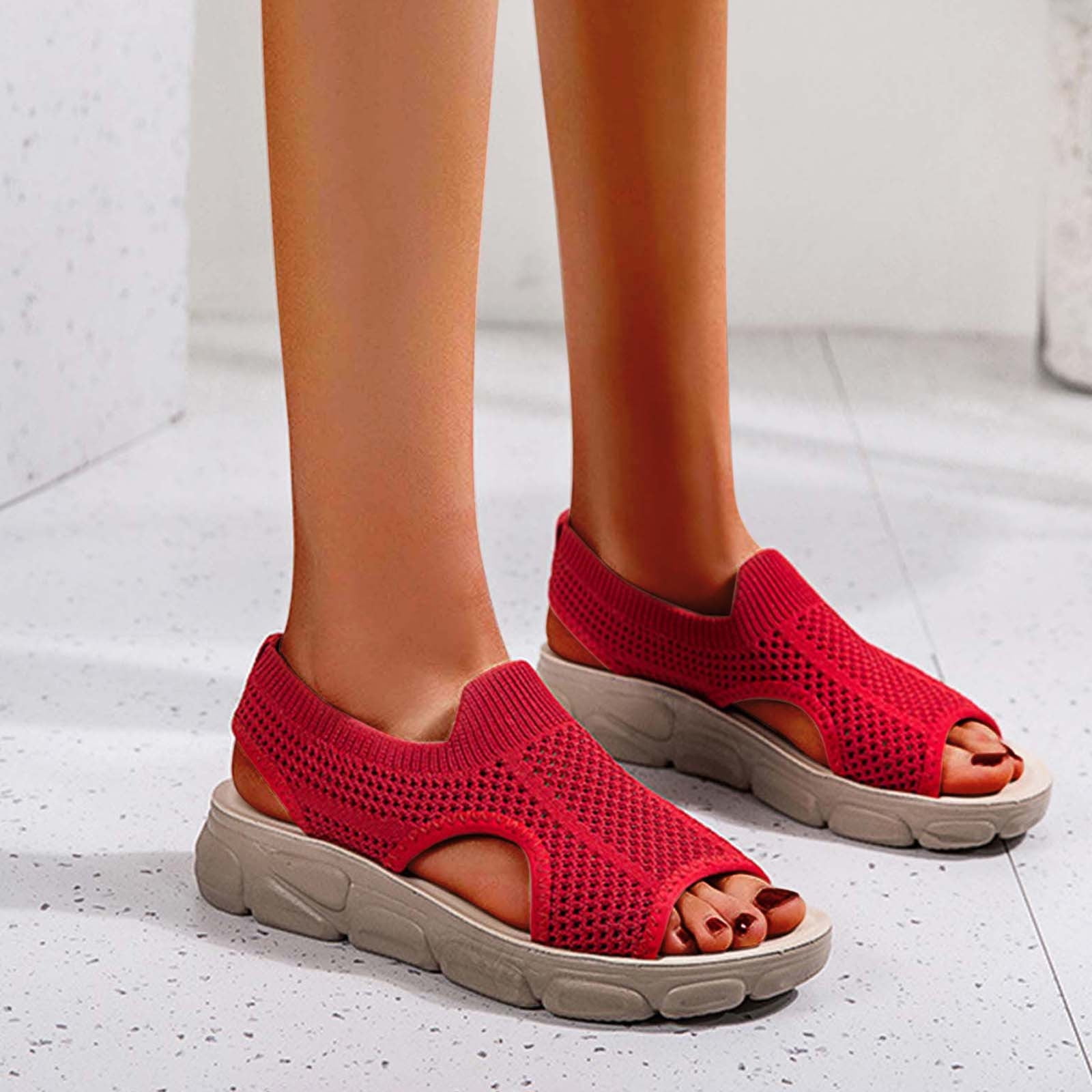 GERsome Women's Summer Washable Slingback Orthopedic Slide Sport ...