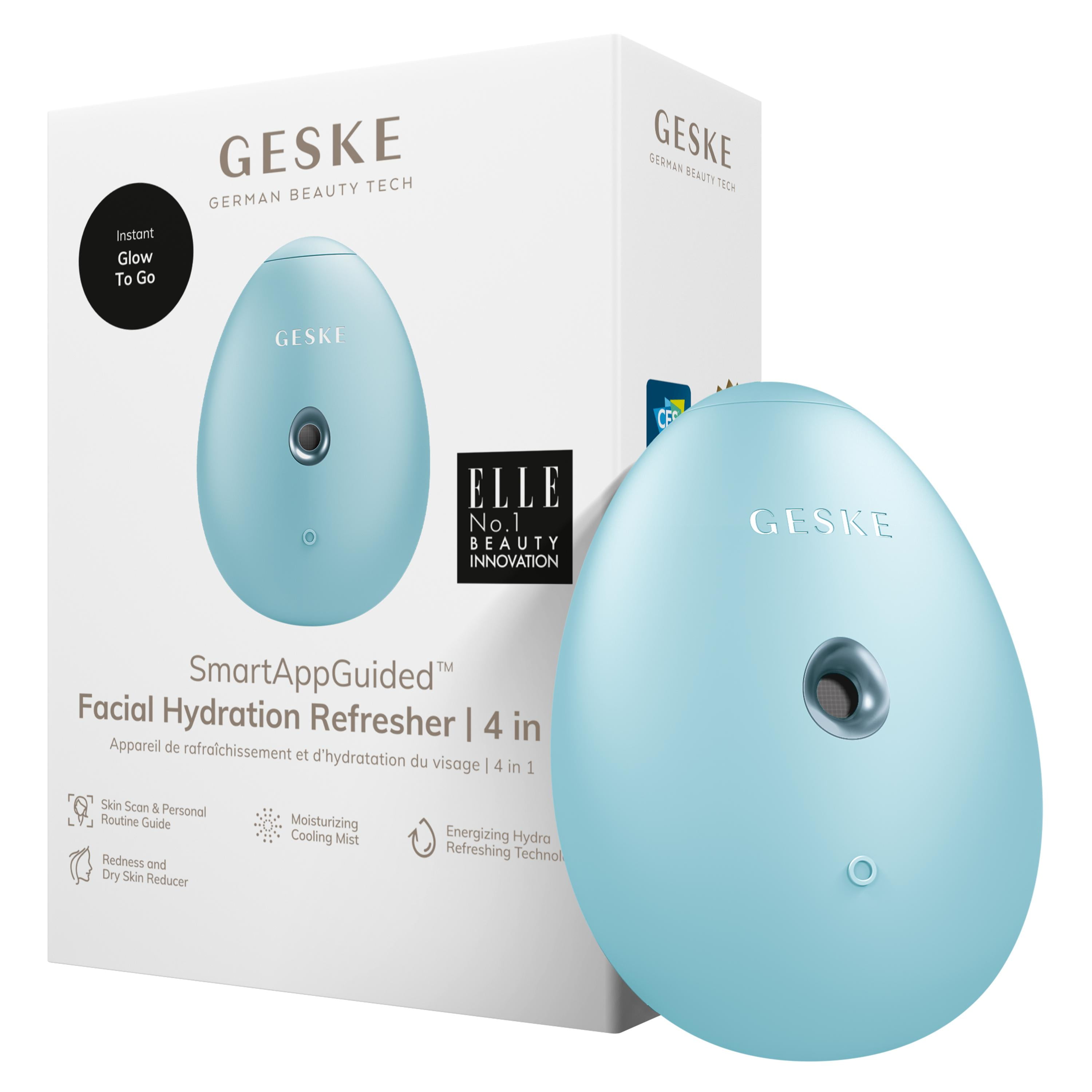 GESKE SmartAppGuided™ Facial Hydration Refresher | 4 in 1 | Water ...
