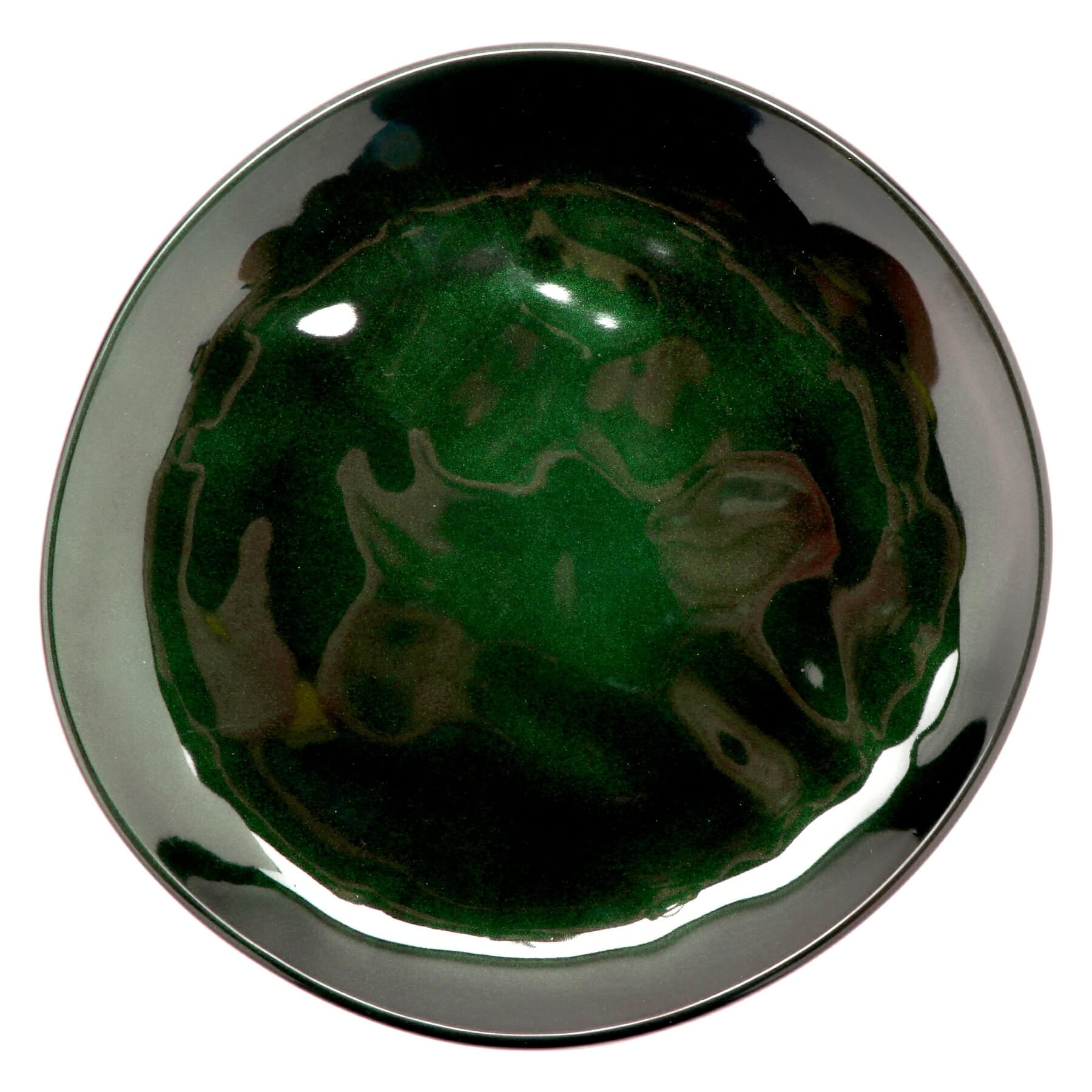 GET CS-9-CSG Shatter-Proof Melamine Dinner Plate, 9", Green (Set of 12 ...