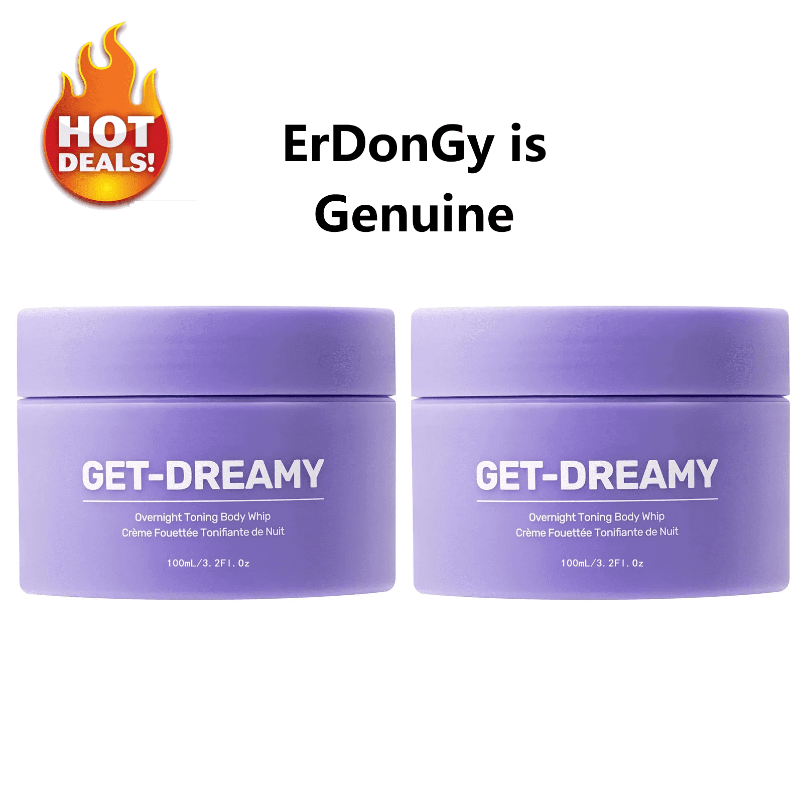 GET-DREAMY Overnight Toning Whip,Anti- Skin Dream Cream, Face ...