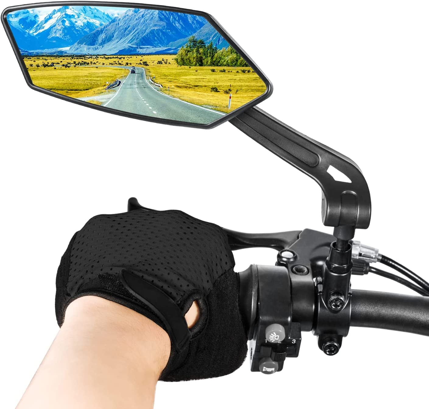GET IT Left Side-MAGICYCLE 2024 New 360 degree retractable Bike Mirrors ...