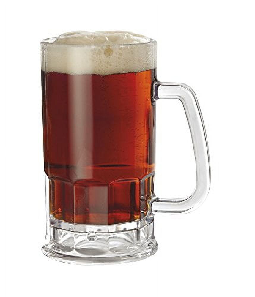 20+oz+Beer+Mug%2c+SAN+Plastic%2c+Clear - Walmart.com